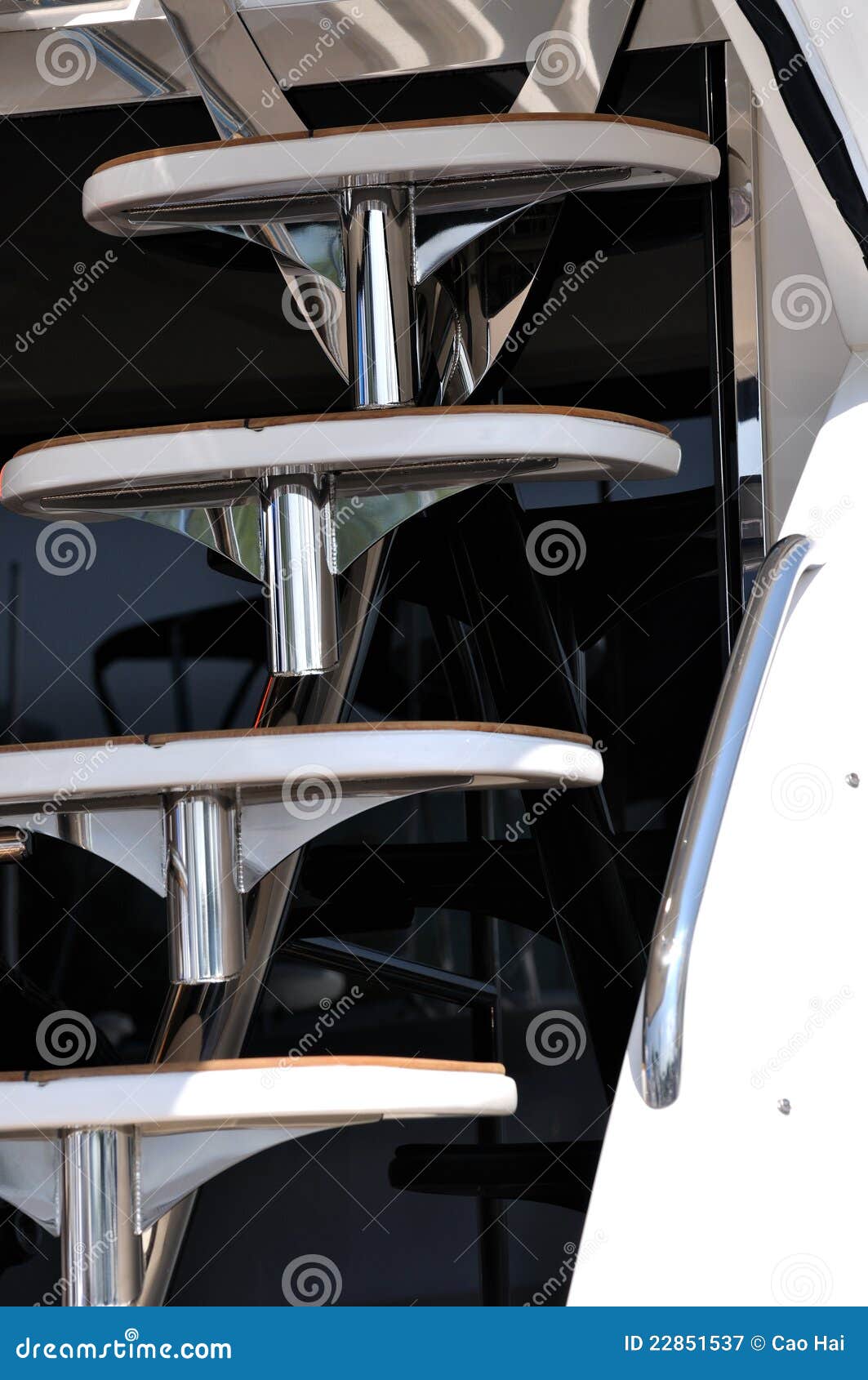 Yacht Stair in Featured Shape Stock Image - Image of shape, enjoy: 22851537