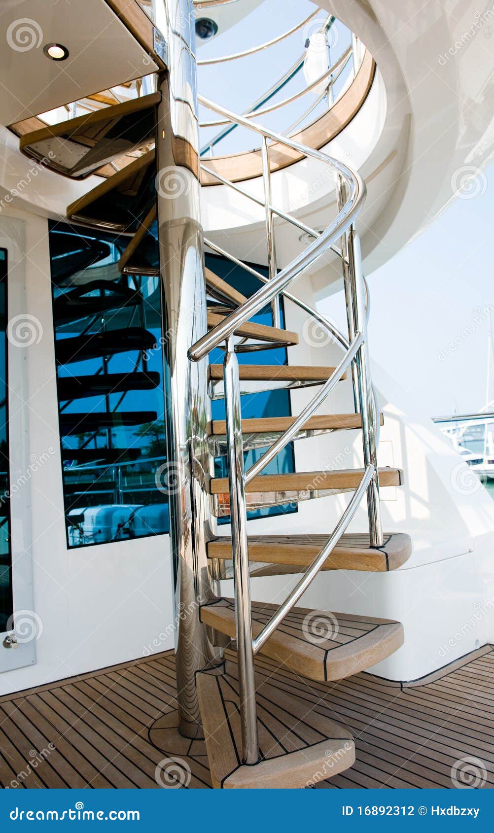 Yacht stairs stock photo. Image of vacations, vollution - 16892312