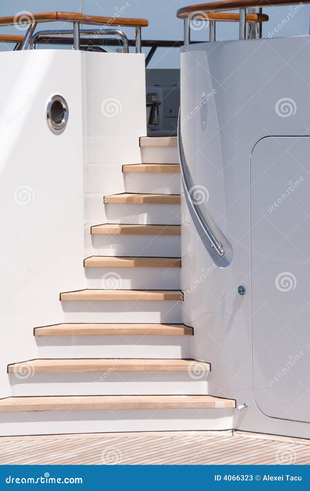 Yacht Stairs stock image. Image of ship, travel, luxury - 4066323