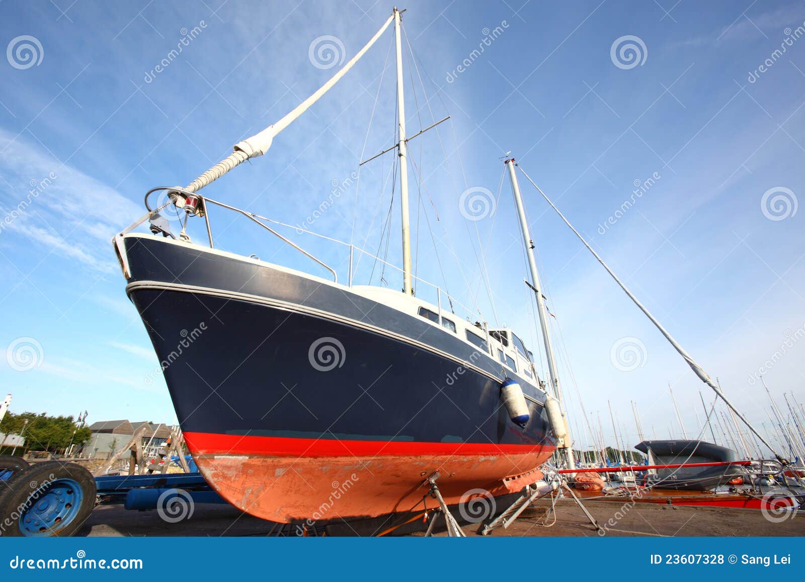 Yacht wharf stock photo. Image of transportation, boat - 23607328