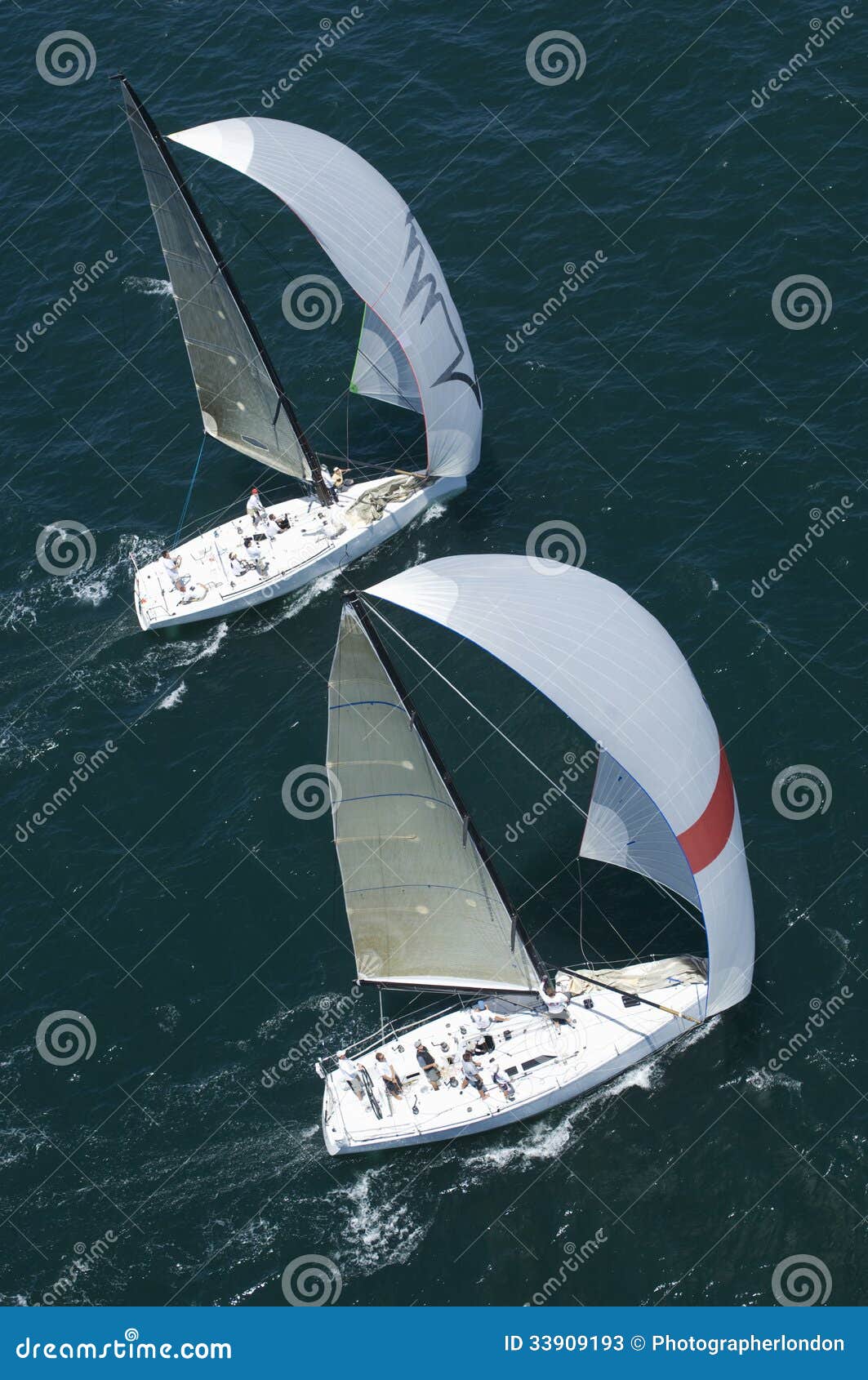 Yachts Compete in Team Sailing Event Stock Image - Image of desert ...