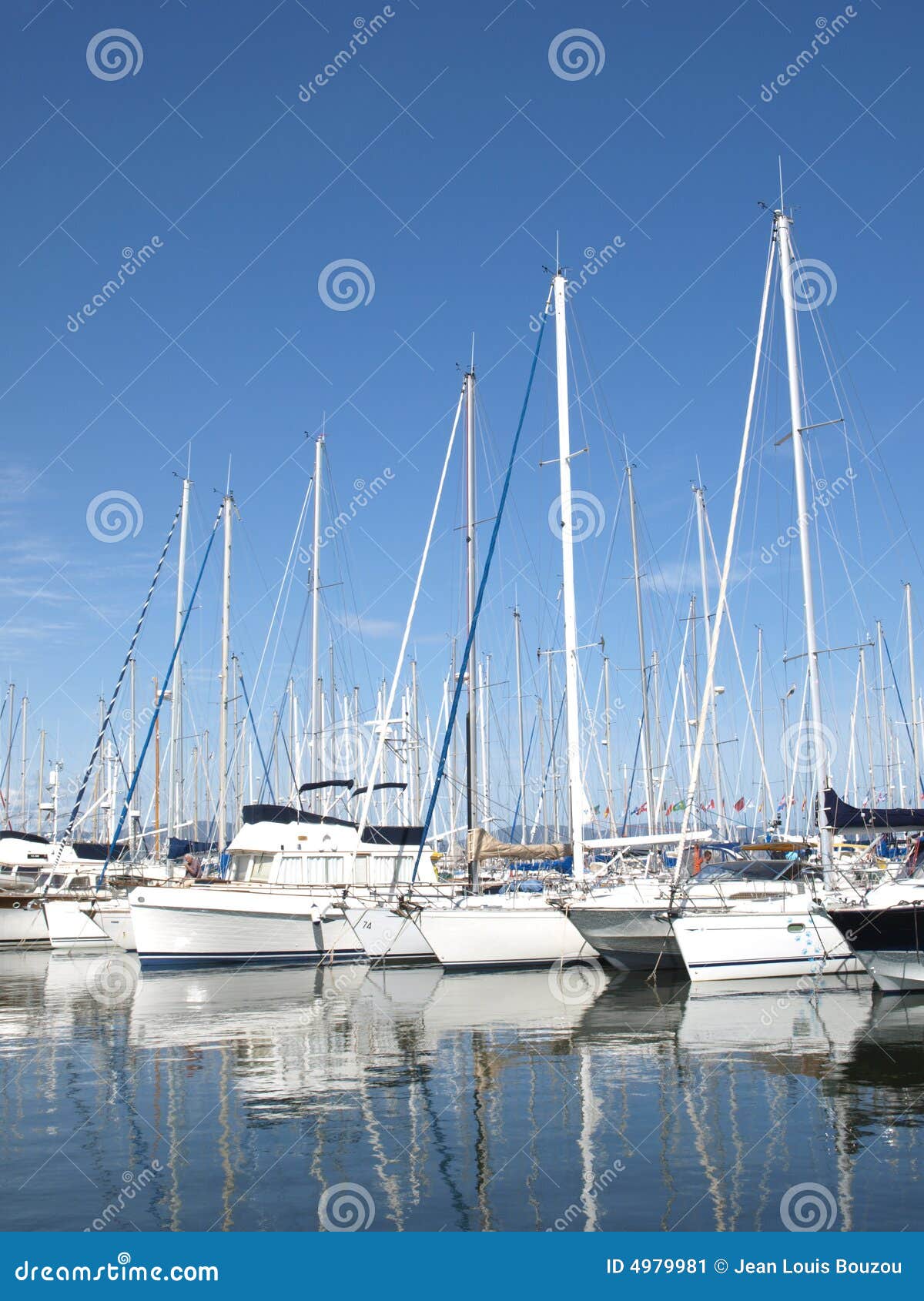 Yachts in French Riviera Harbor Stock Image - Image of quay, dock: 4979981