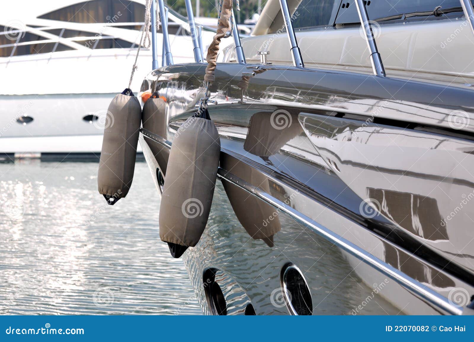 Yachts in harbor stock photo. Image of ship, floater - 22070082