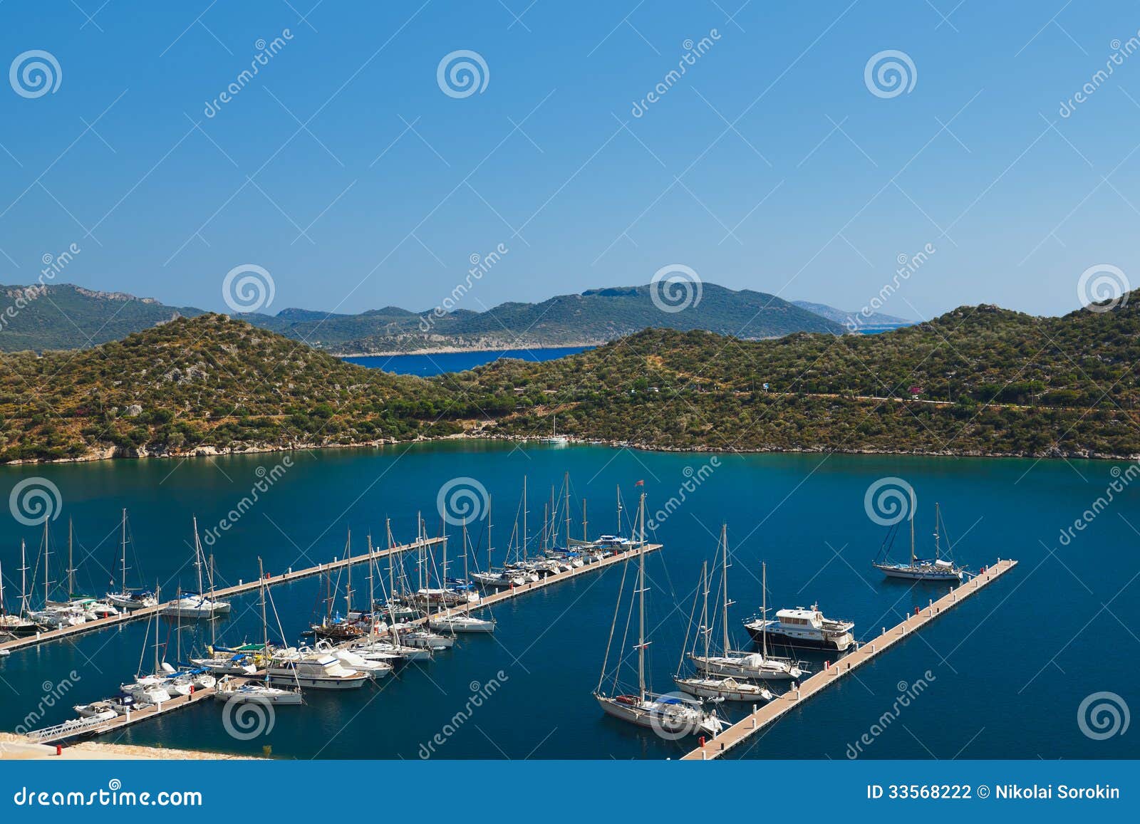Yachts in Kas Turkey stock photo. Image of coastline - 33568222
