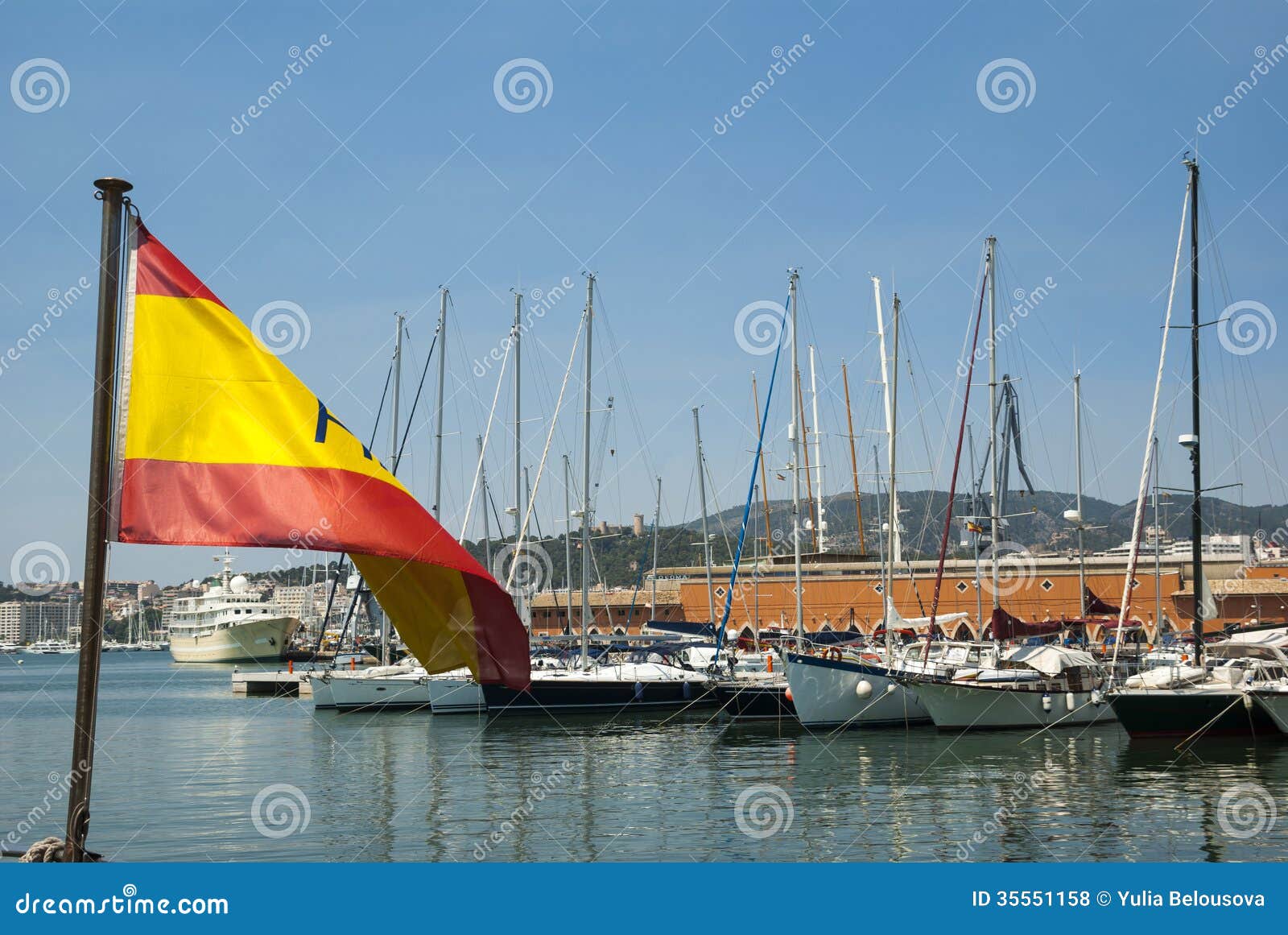 Yachts stock photo. Image of city, harbor, mediterranean - 35551158