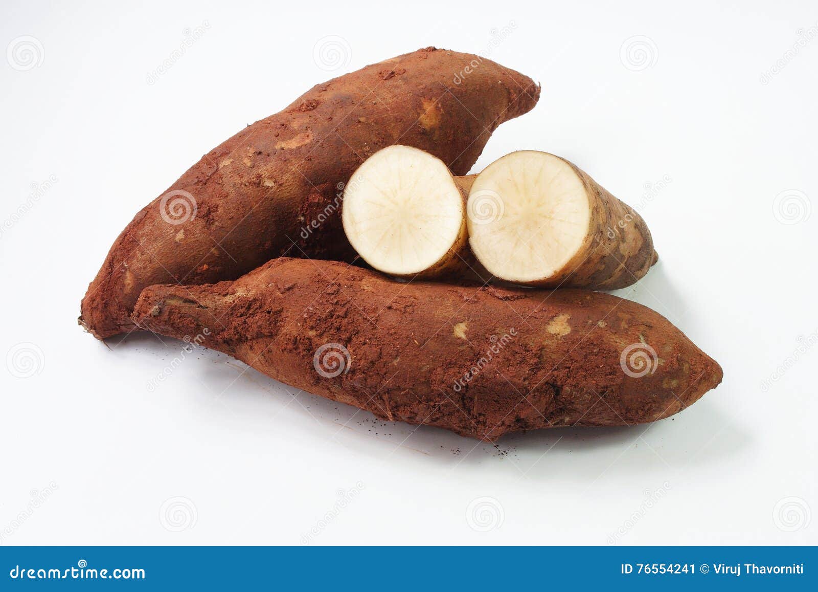 Yacon Roots on White Background Stock Image - Image of tree, harvest ...