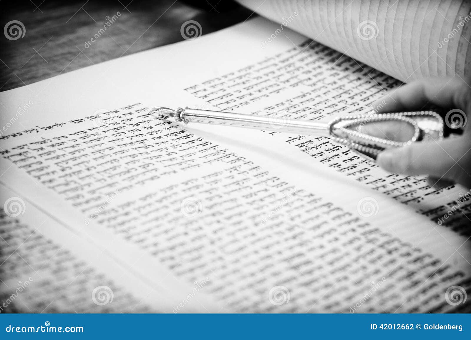 Yad on torah stock photo. Image of black, mitzvah, scripture - 42012662