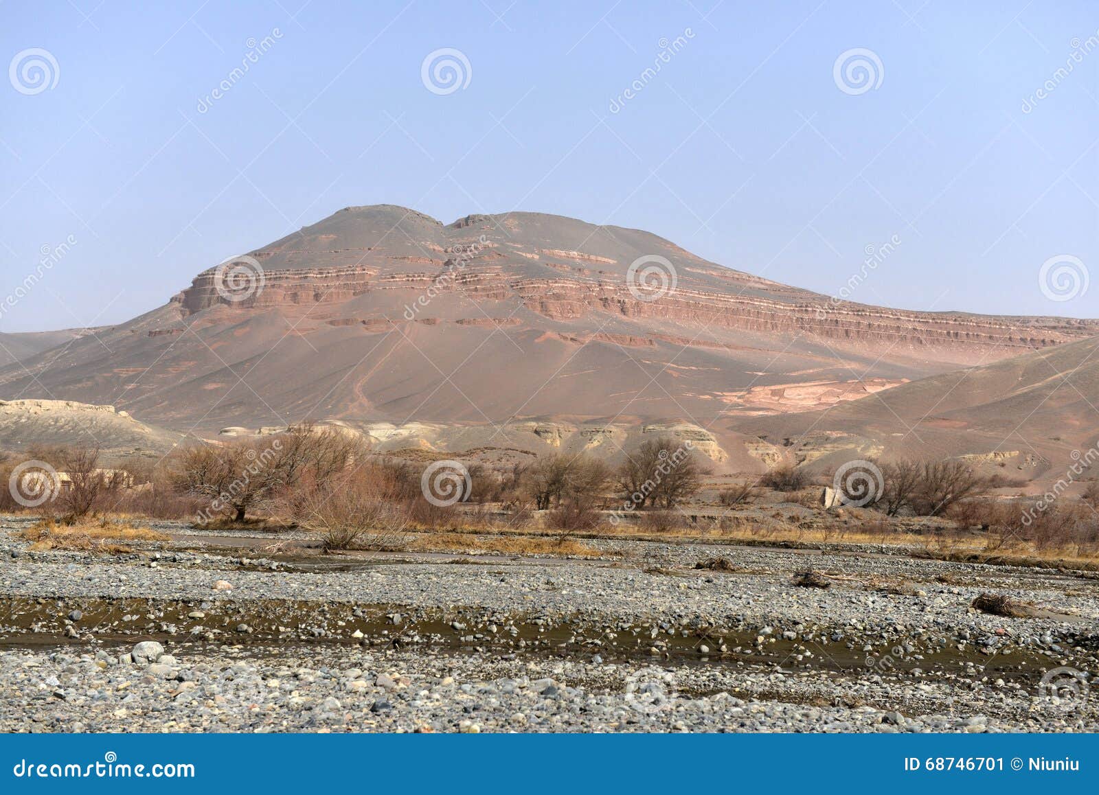 The Yadan Landform in Xinjiang of China Stock Image - Image of gobi ...