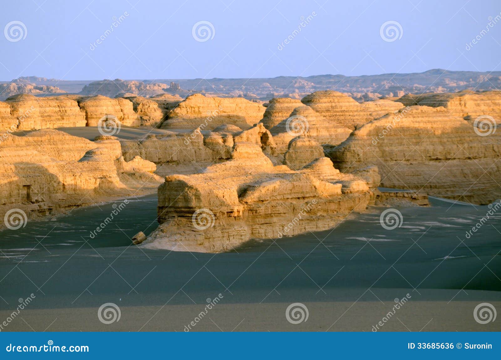 Yadan landforms stock photo. Image of abode, town, ghost - 33685636