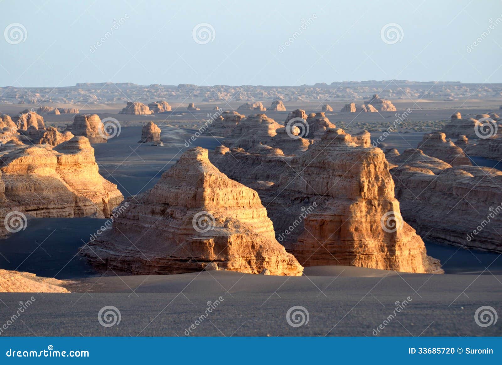 Yadan landforms stock photo. Image of wind, park, yadan - 33685720