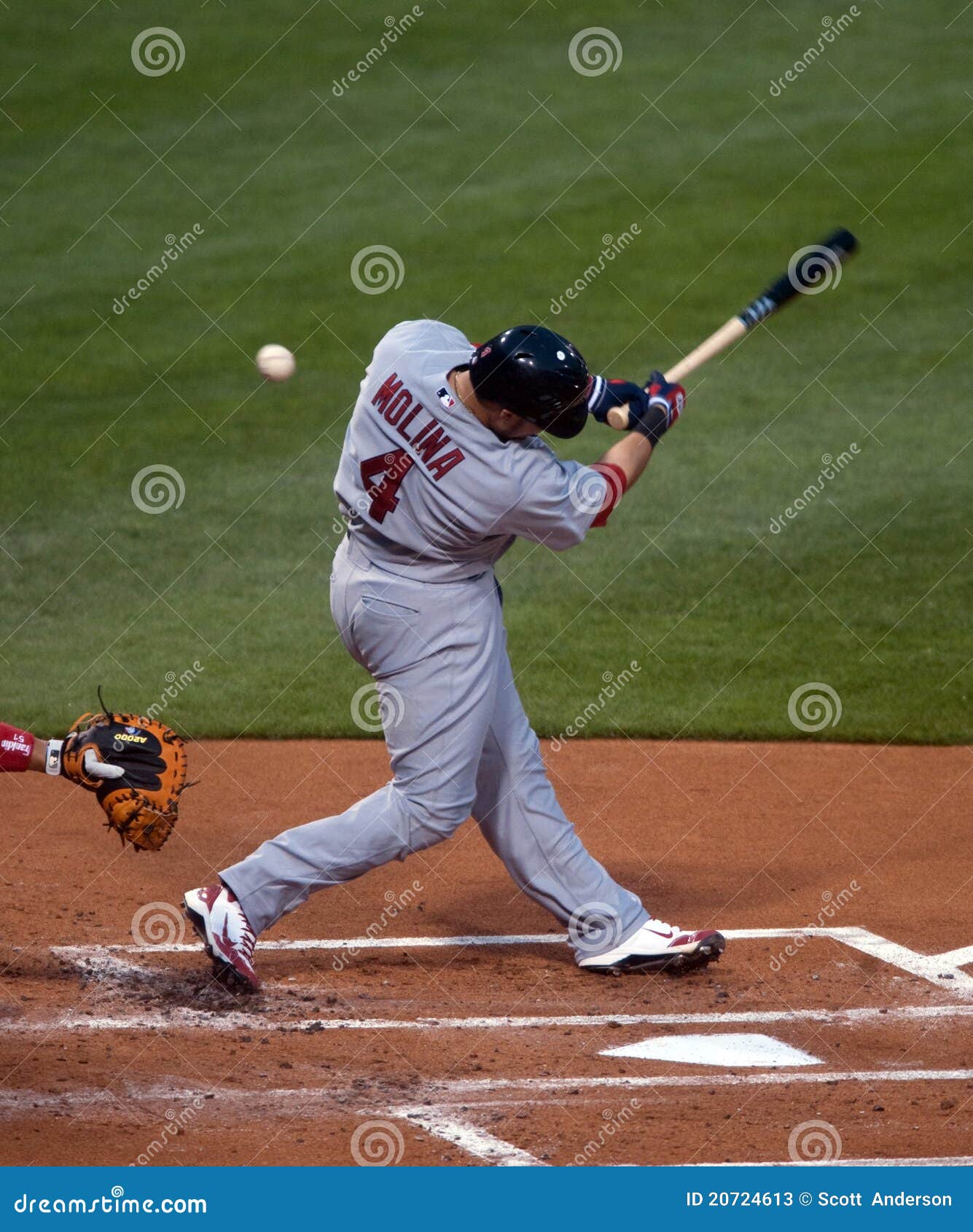 Yadier Molina editorial stock photo. Image of louis, baseball - 20724613