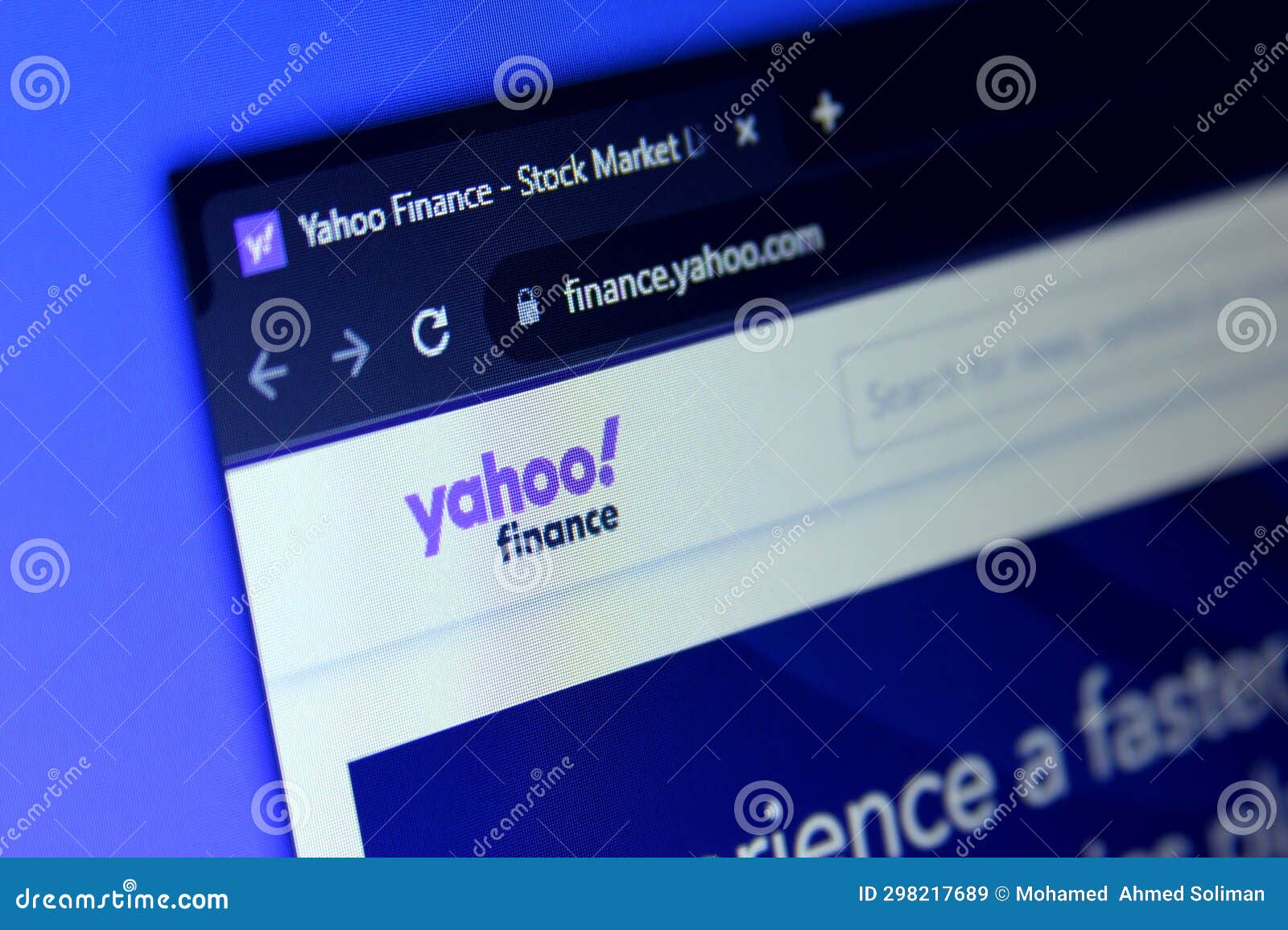 Yahoo Finance website editorial stock image. Image of homepage - 298217689