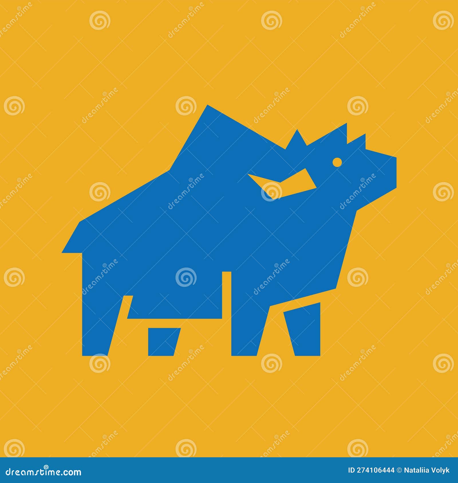 Yak Logo stock vector. Illustration of agriculture, cattle - 274106444