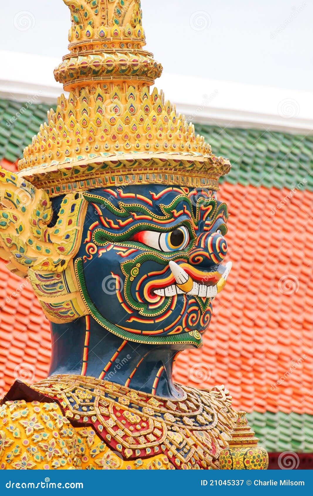 Yak Statue at the Grand Palace, Thailand. Stock Image - Image of ...