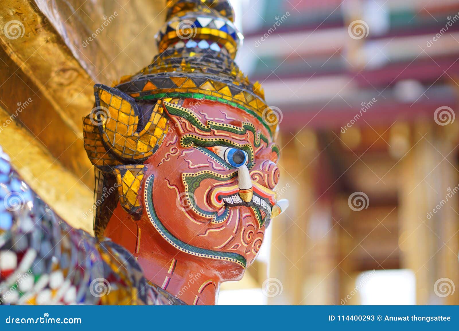 Yak stock image. Image of statue, amazing, thailand - 114400293