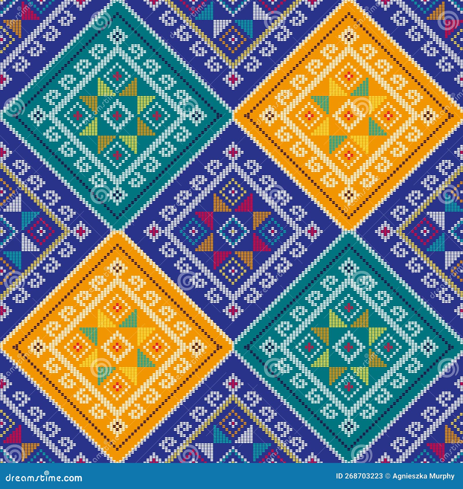 Filipino Traditional Vector Pattern Folk Art - Yakan Weaving Style ...