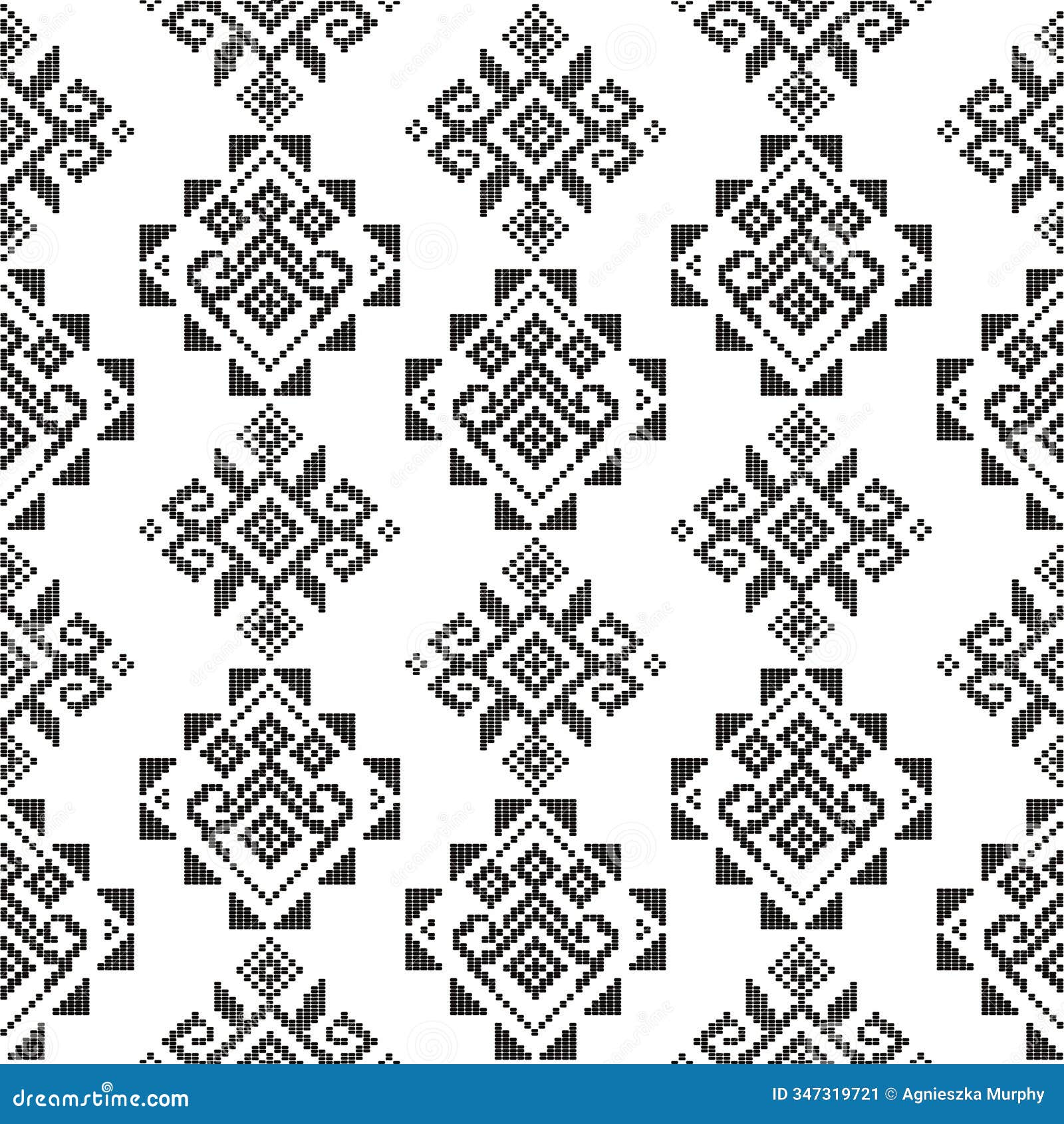 Filipino Folk Art Yakan Waving Cloth Inspired Vector Seamless Textile ...