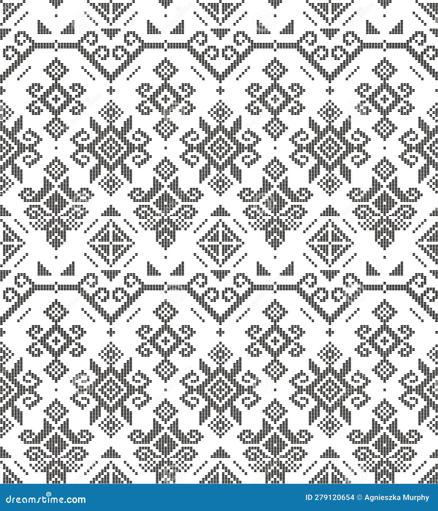 Filipino Folk Art Yakan Weaving Inspired Vector Seamless Pattern ...