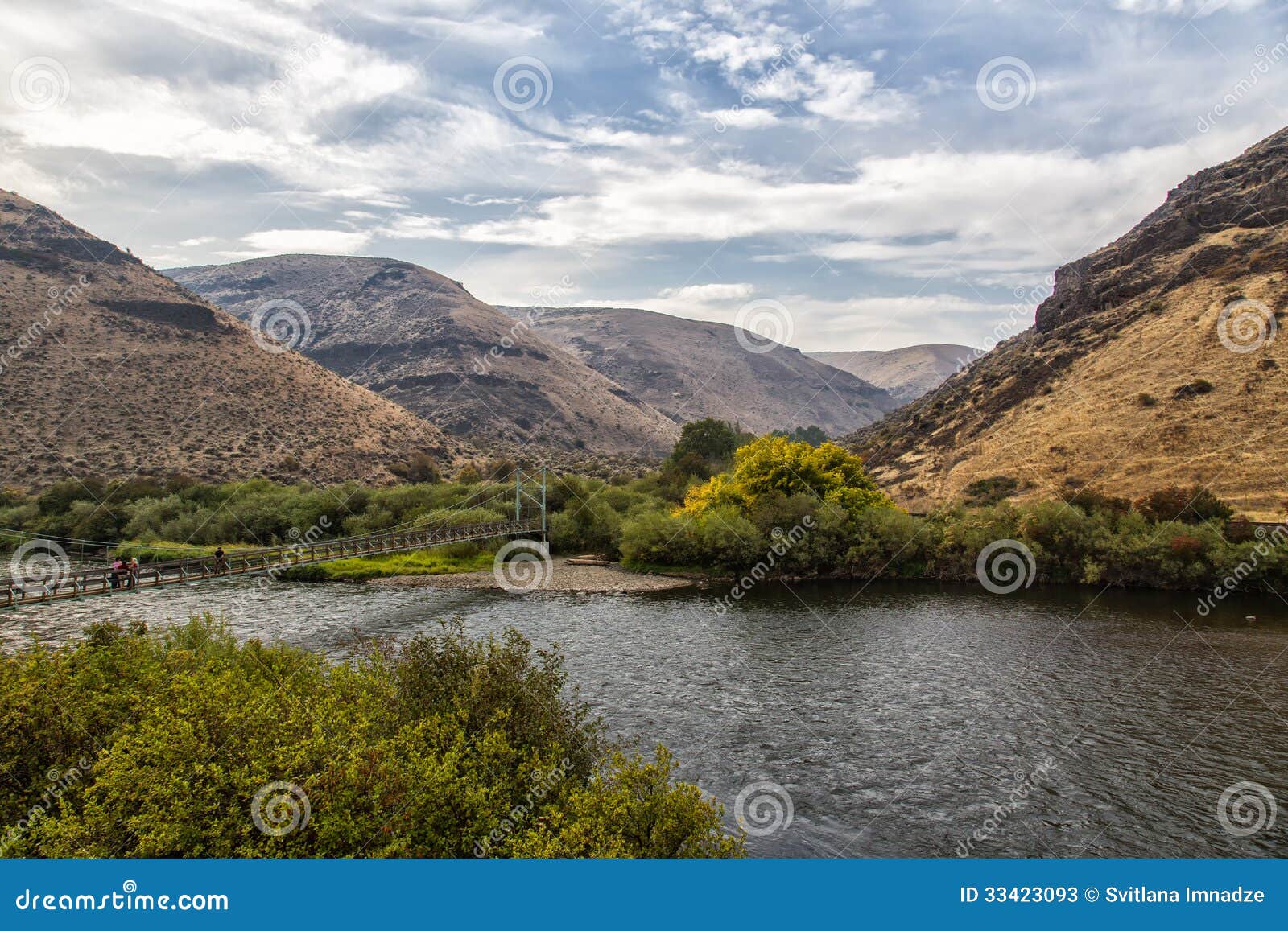 Yakima River Canyon Scenic Byway - Fall Colors Stock Photography ...