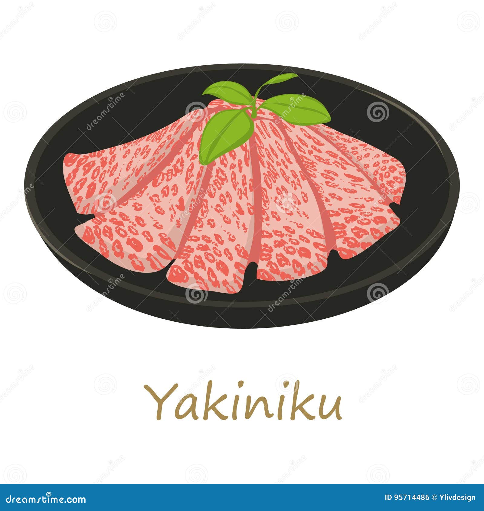 Yakiniku Icon, Cartoon Style Stock Vector - Illustration of grill ...