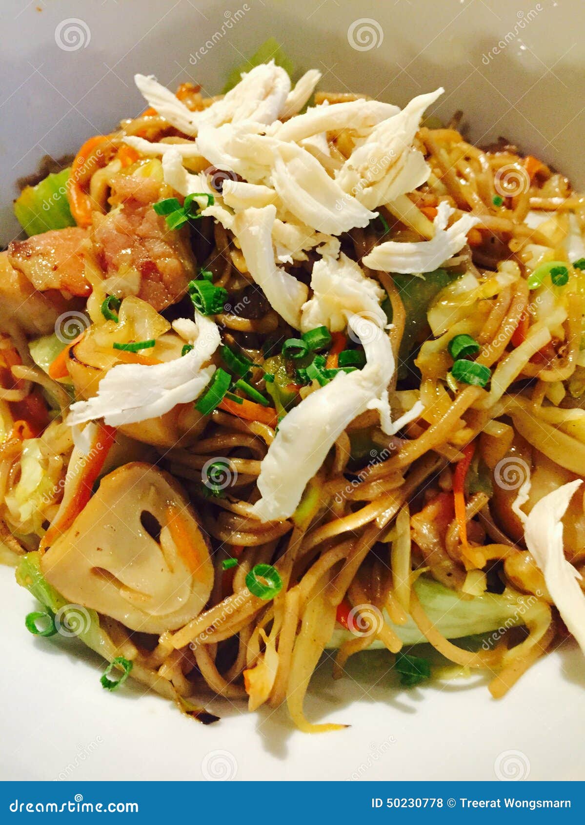 Yakisoba stock photo. Image of menu, japanese, yakisoba - 50230778