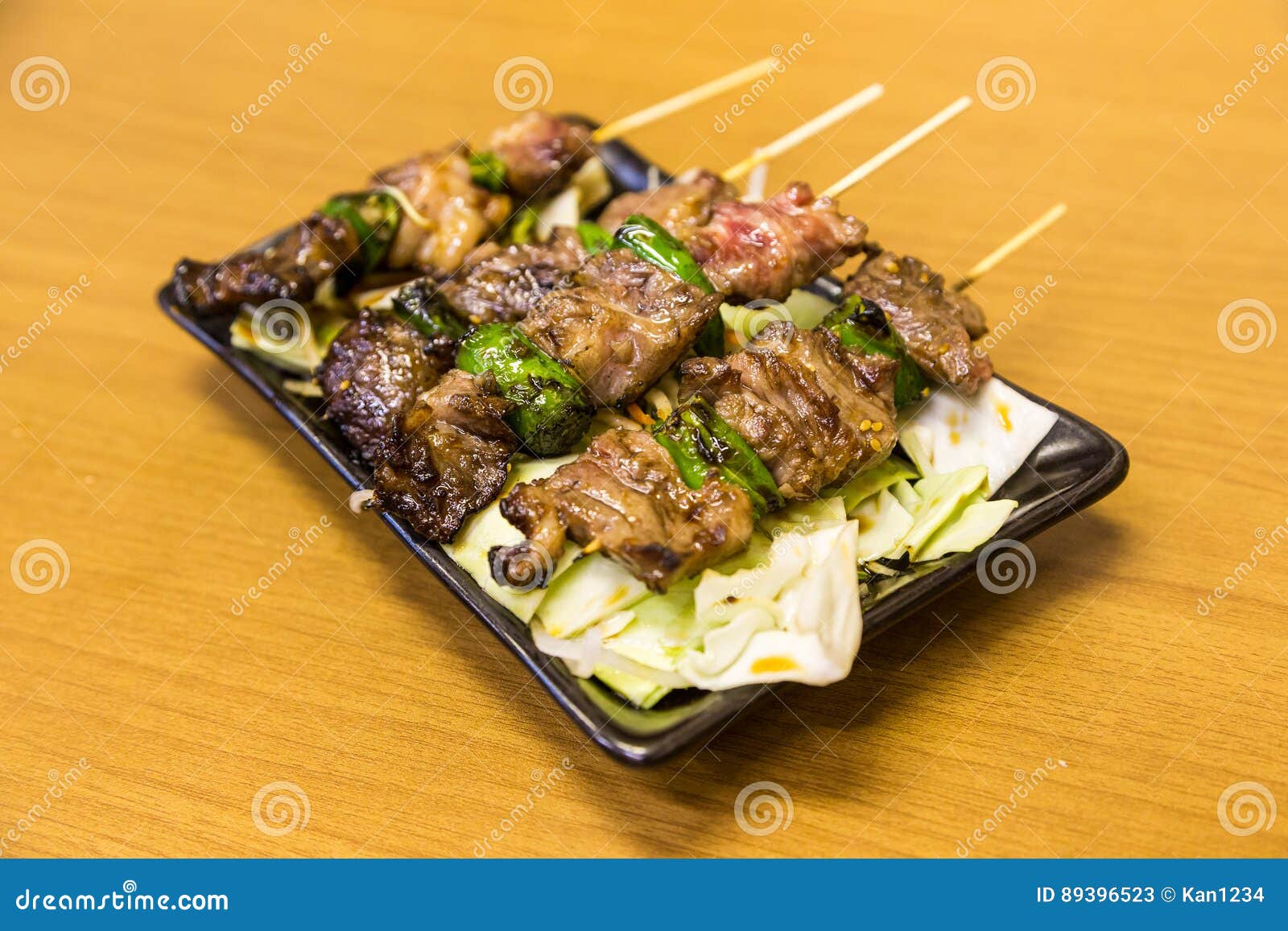 Yakitori Japanese Grilled Skewer Restaurant With Counter Bar Around The ...