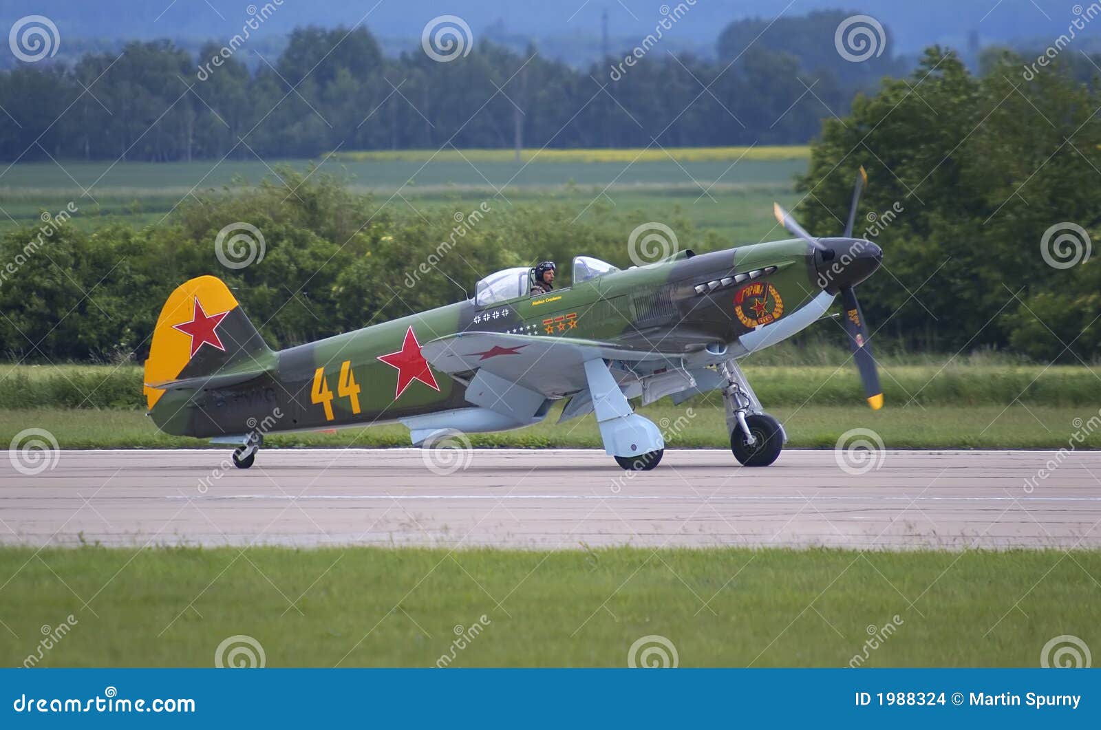 Yakovlev Yak-3 stock photo. Image of plane, aircraft, force - 1988324