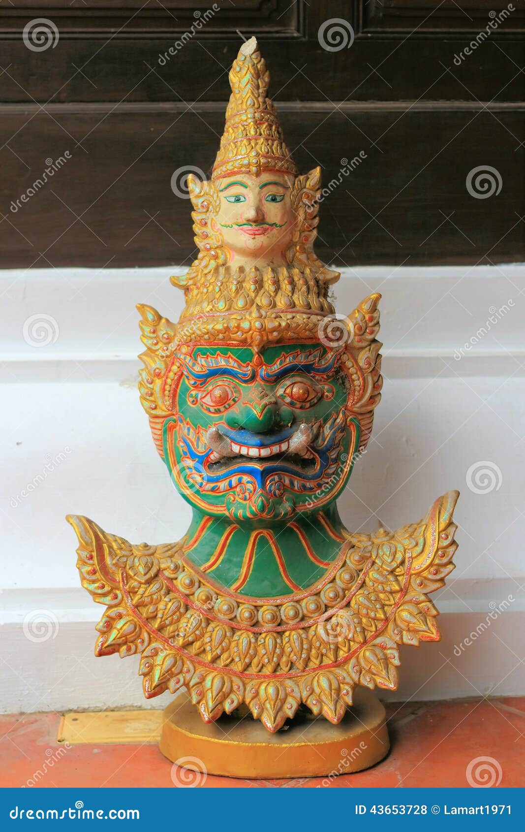Yaksha statue stock photo. Image of ancient, thai, mythological - 43653728