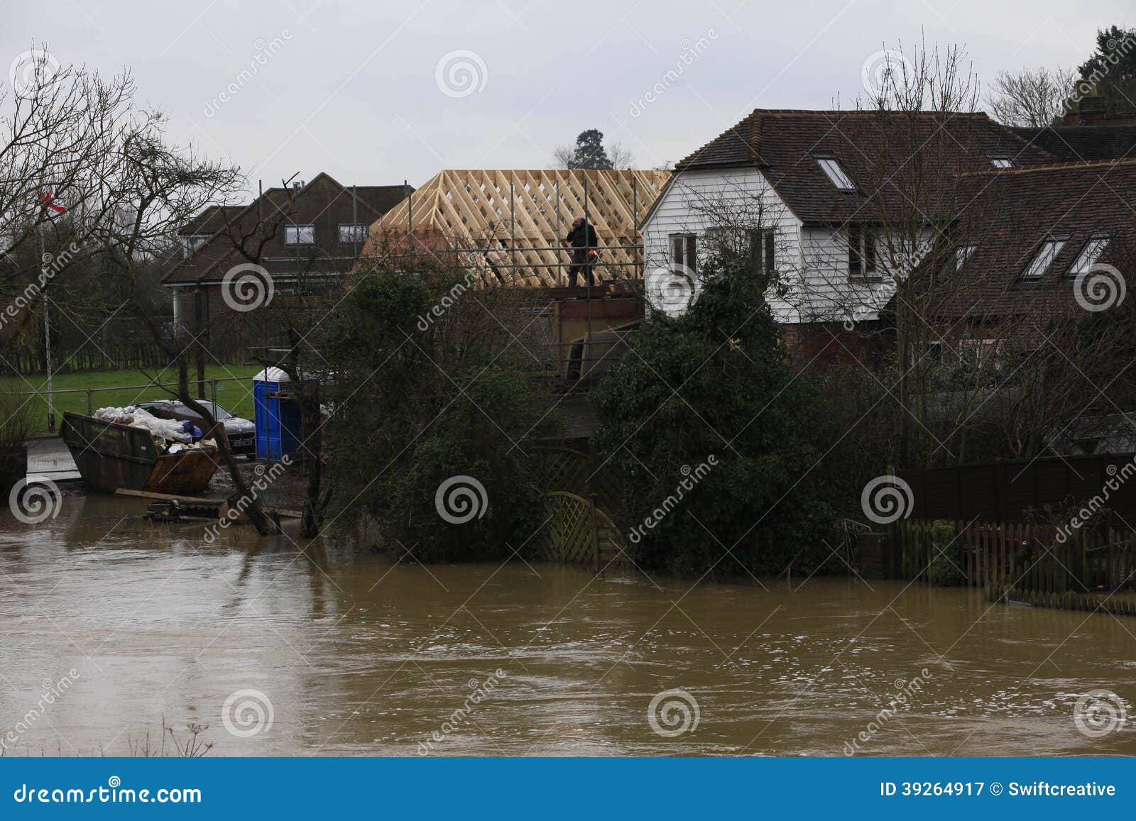 Yalding Flood editorial photography. Image of news, watercourse - 39264917