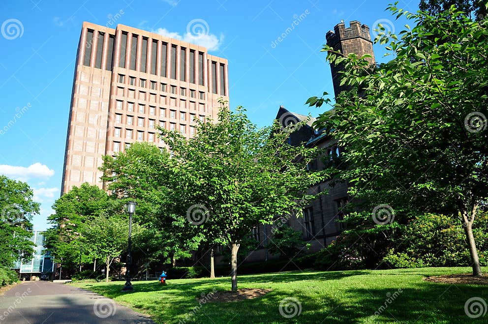 Yale Campus building stock image. Image of building, flower - 49073451