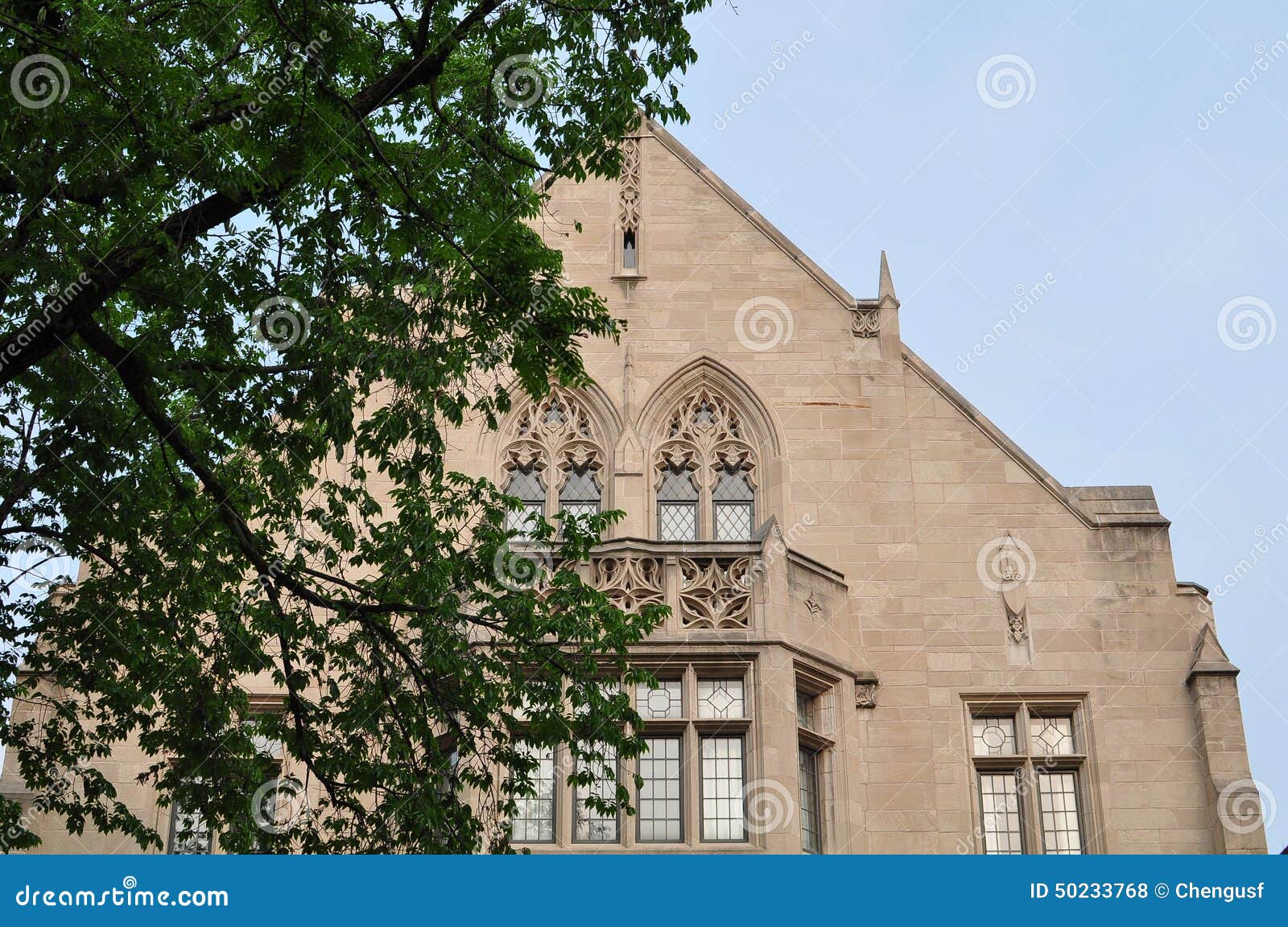 Yale Campus building stock photo. Image of glass, clock - 50233768