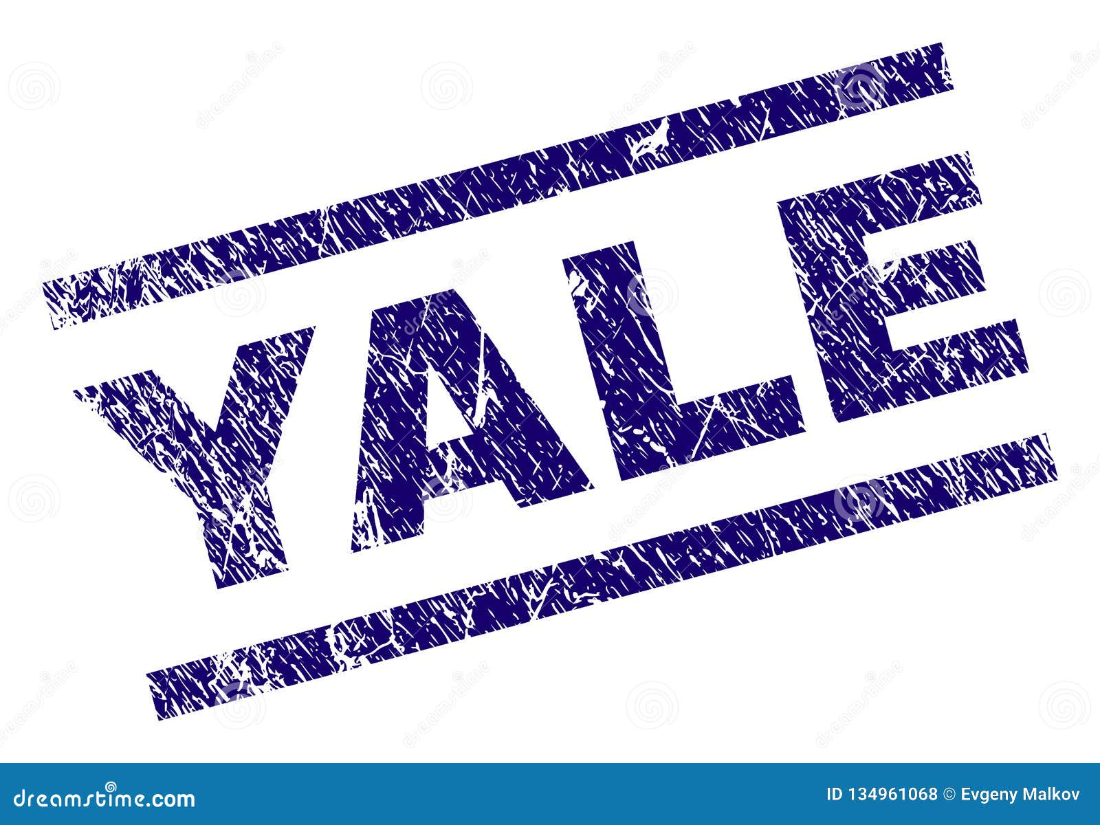 Scratched Textured YALE Stamp Seal Stock Vector - Illustration of ...