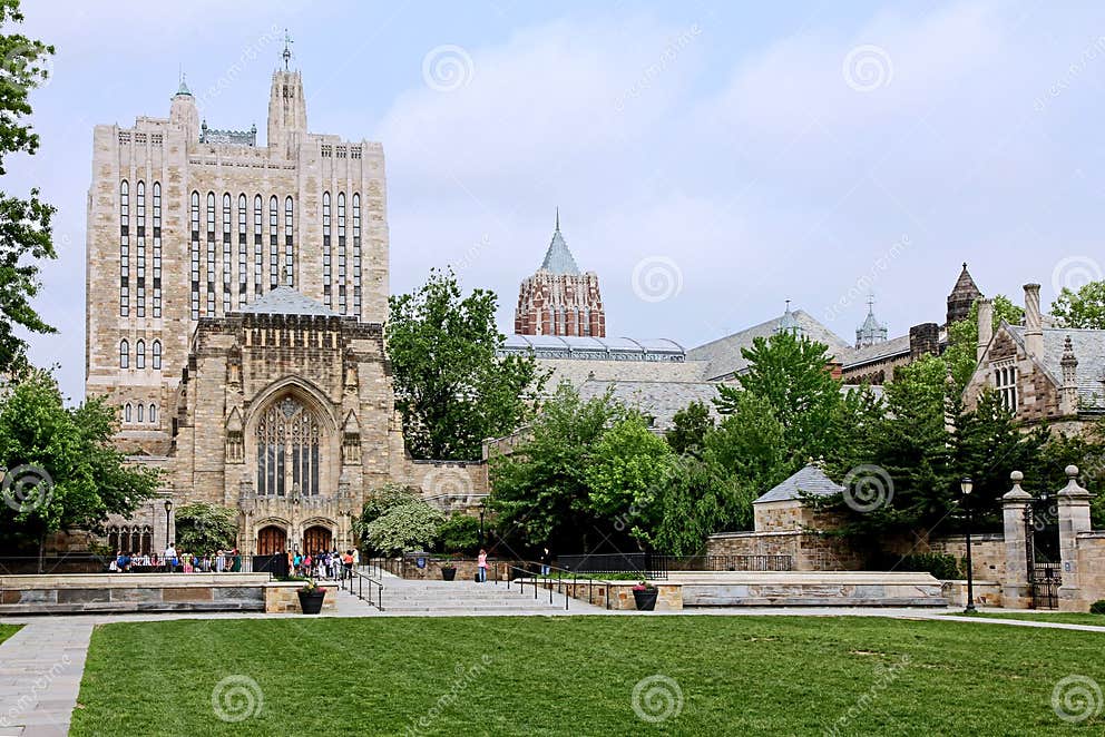 Yale University Campus stock image. Image of building - 41913671