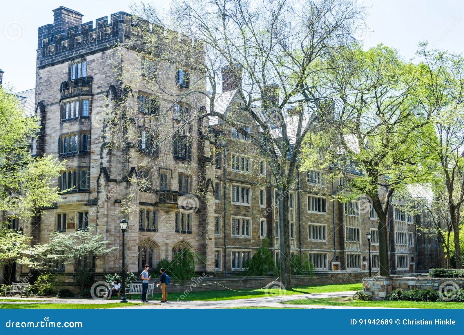 Yale University Em New Haven Connecticut Imagem de Stock Editorial ...