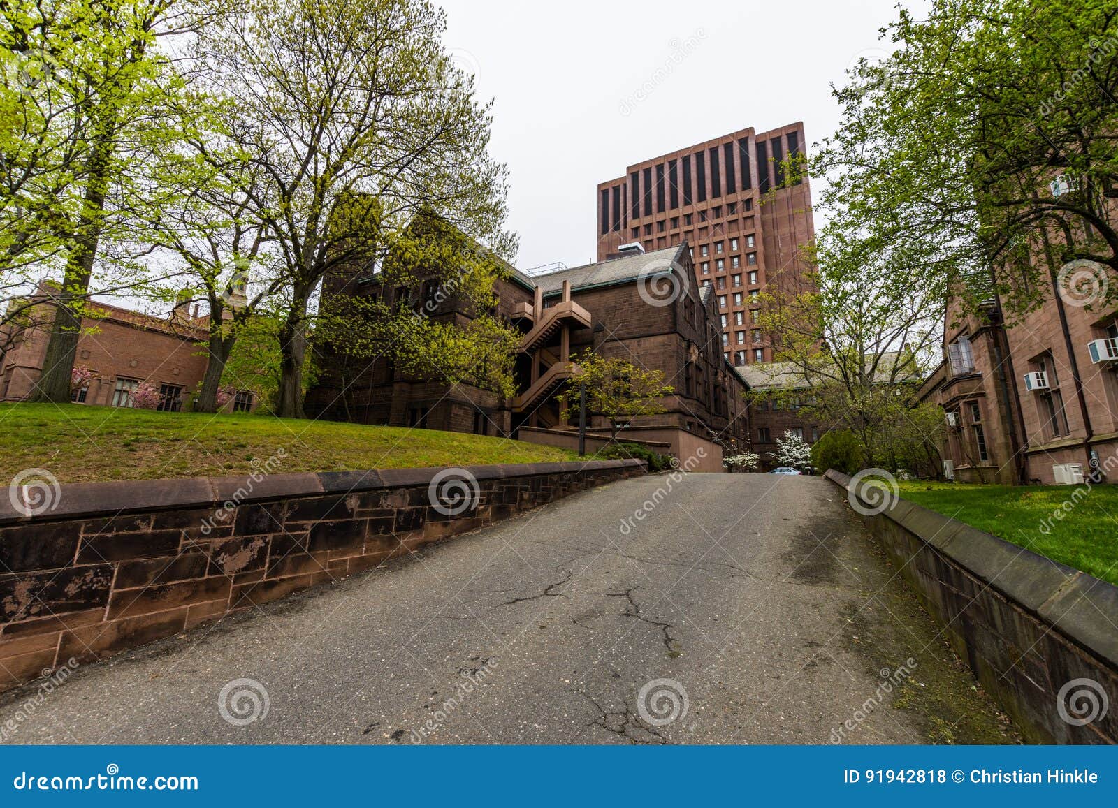Yale University in New Haven Connecticut Stock Photo - Image of urban ...