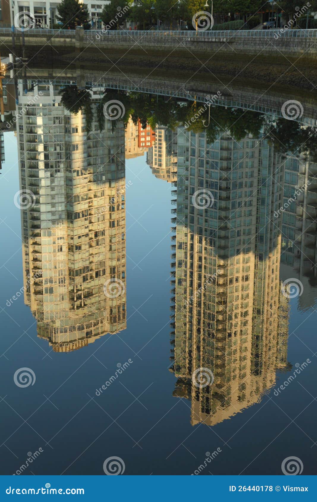 Yaletown Condo Reflections, Vancouver Stock Photo - Image of reflection ...