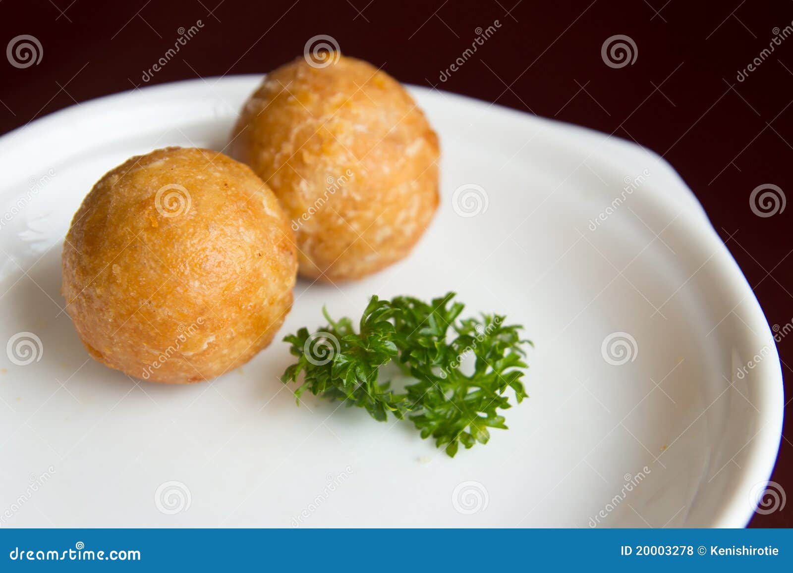 Yam balls stock photo. Image of shrimp, fried, round - 20003278