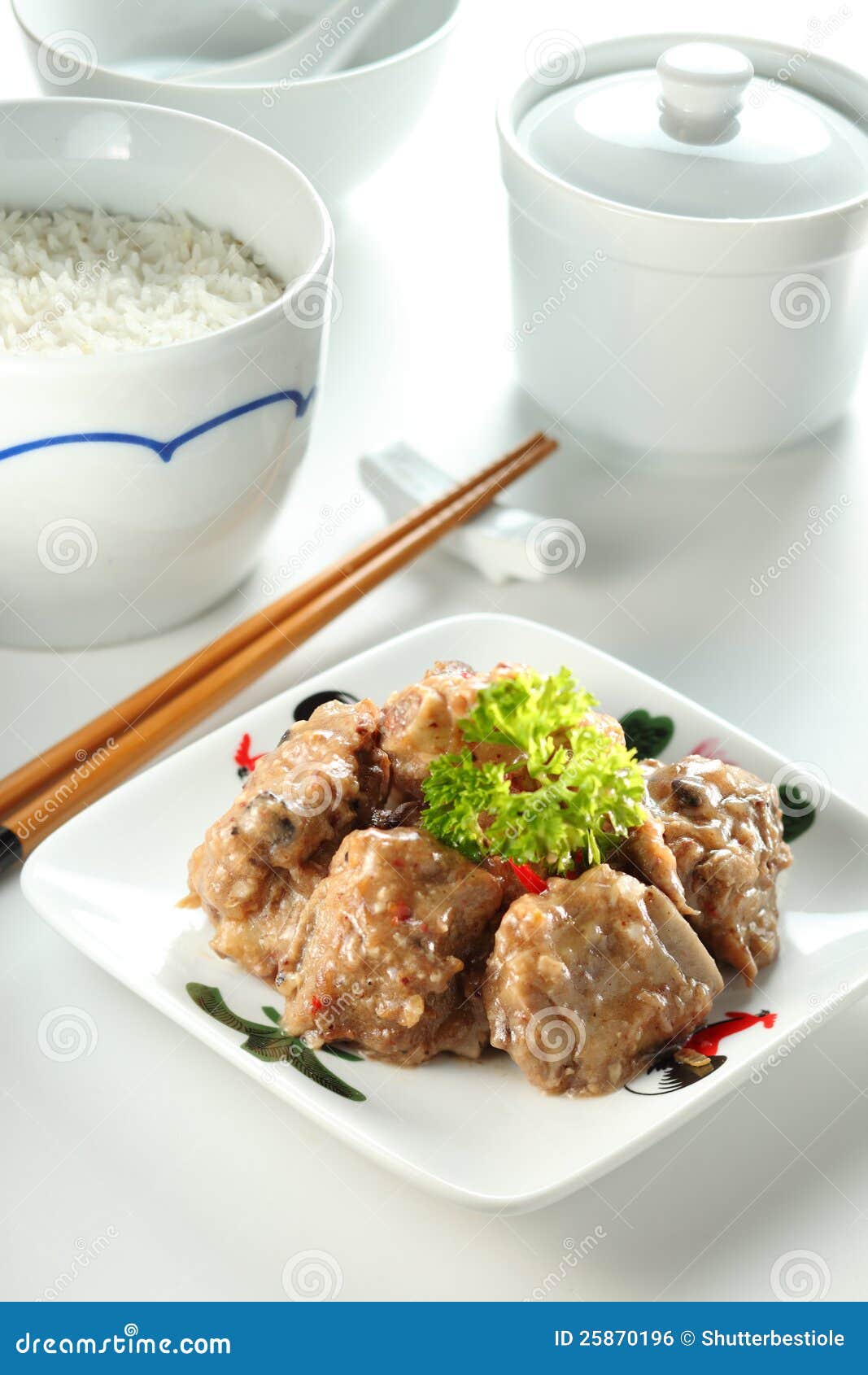 Yam Rice Set stock photo. Image of baked, chinese, snack - 25870196