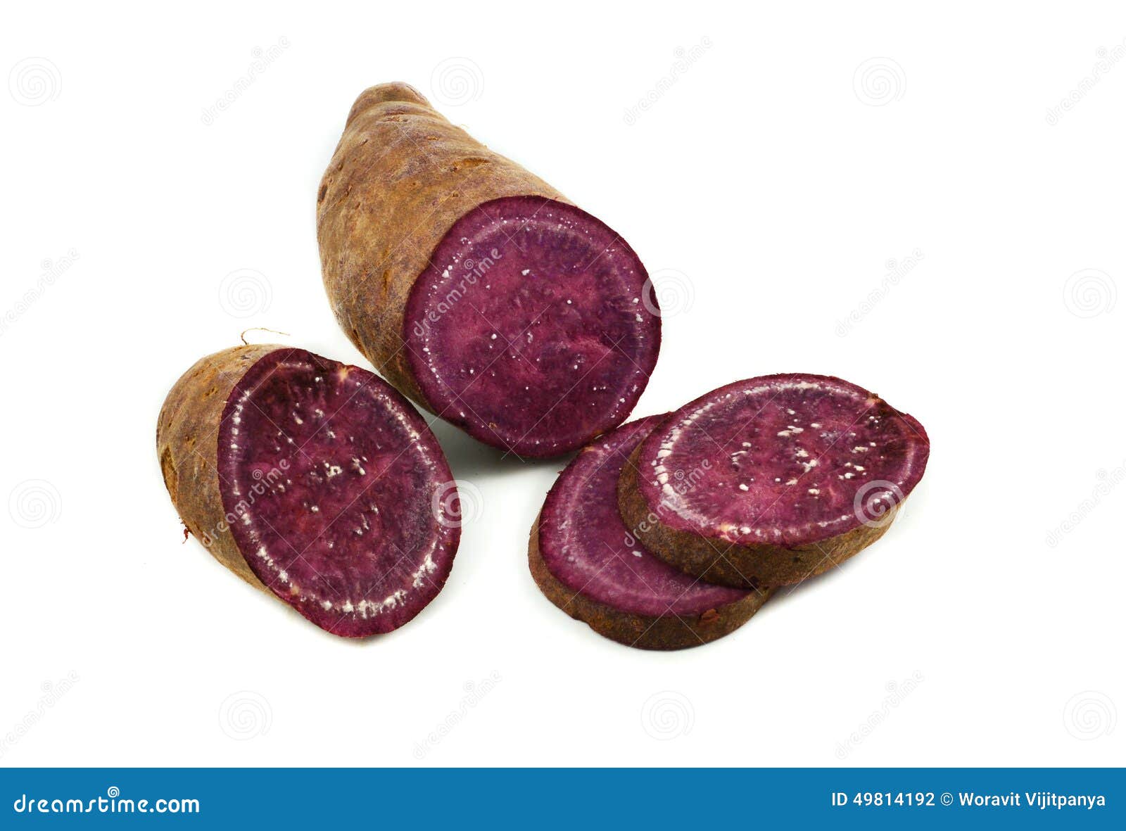 Yam on White background stock photo. Image of heap, stack - 49814192