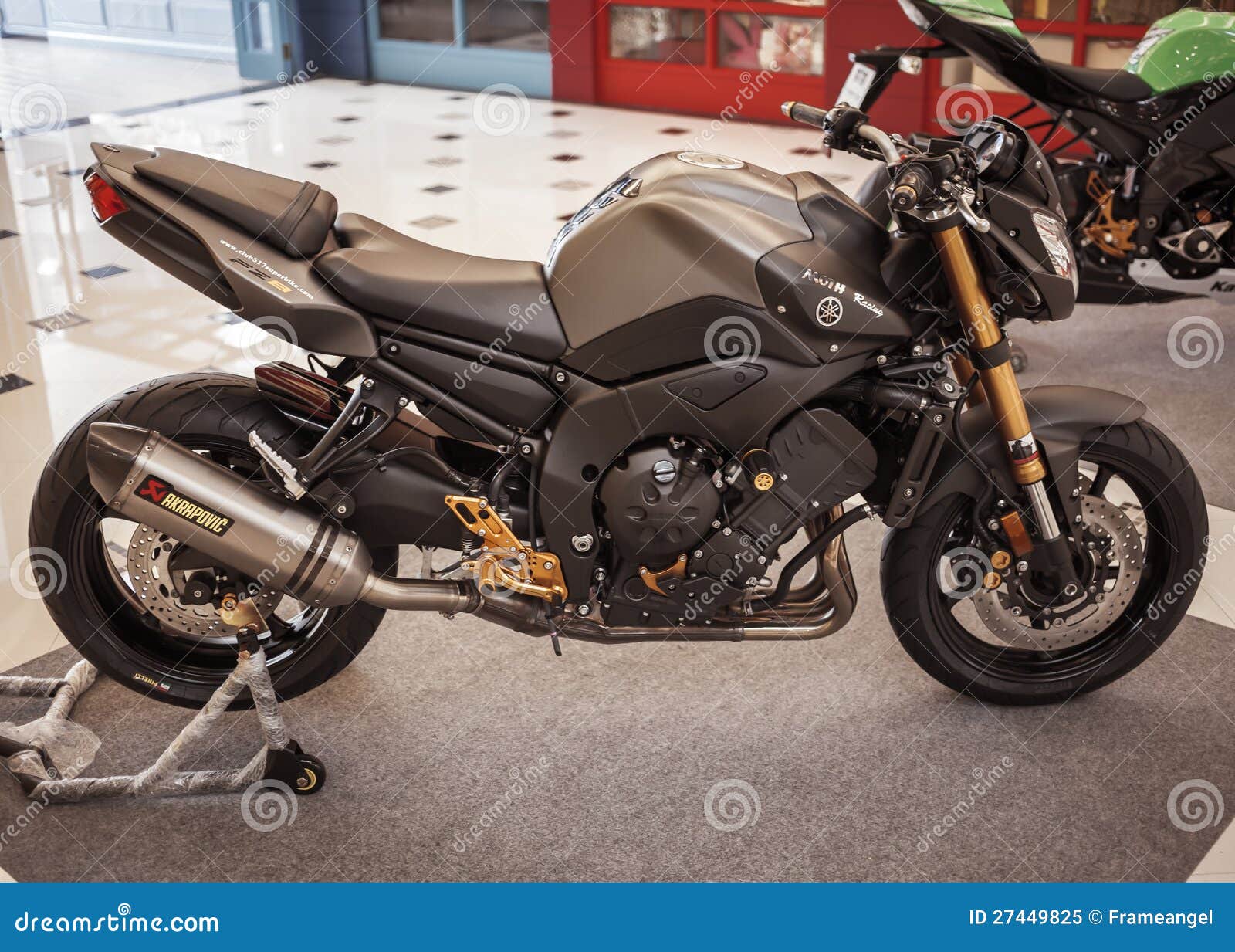 Yamaha FZ8 Su Visualizzazione Immagine Editoriale - Immagine di lusso ...