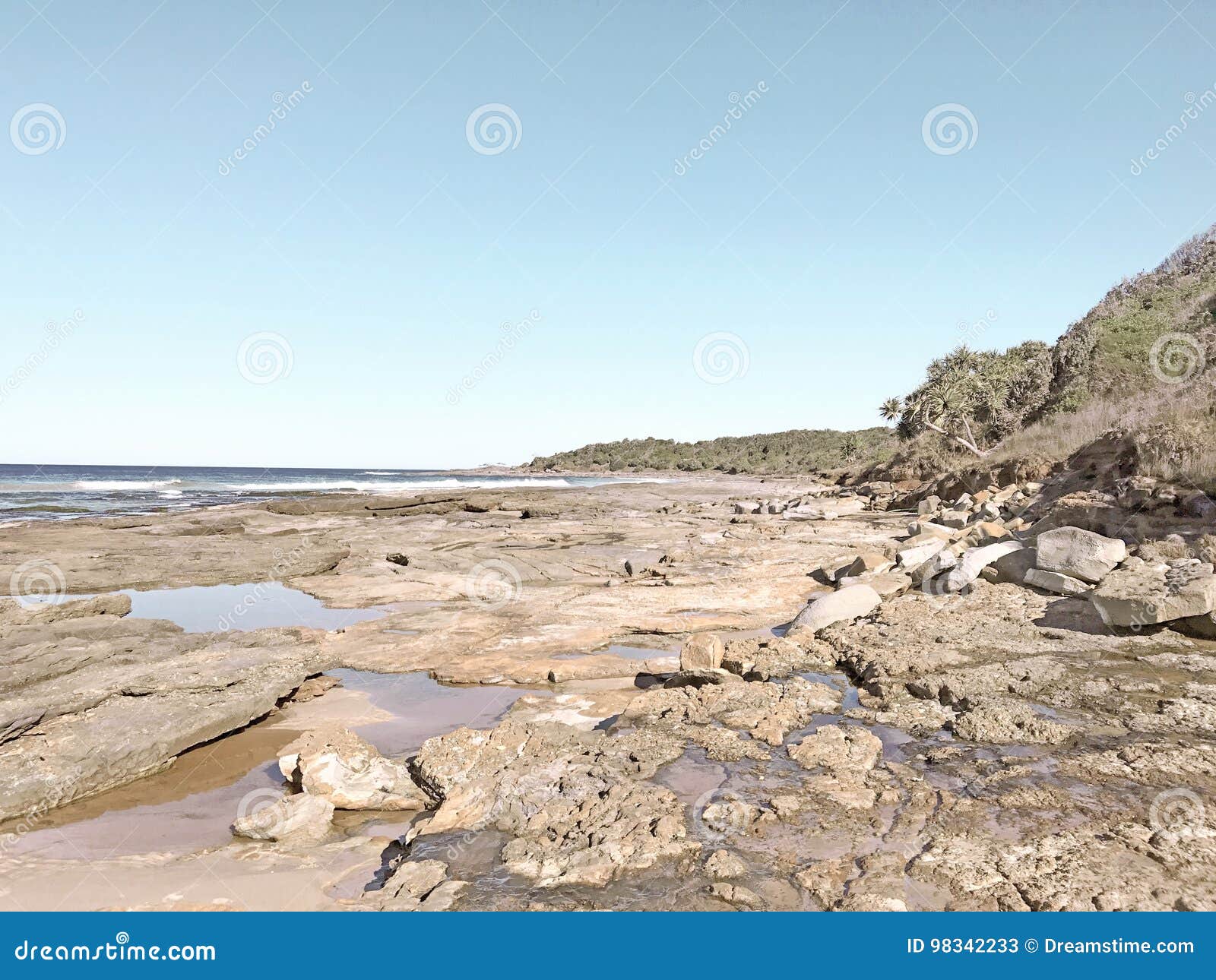 Yamba, NSW, Australia stock image. Image of mood, stones - 98342233