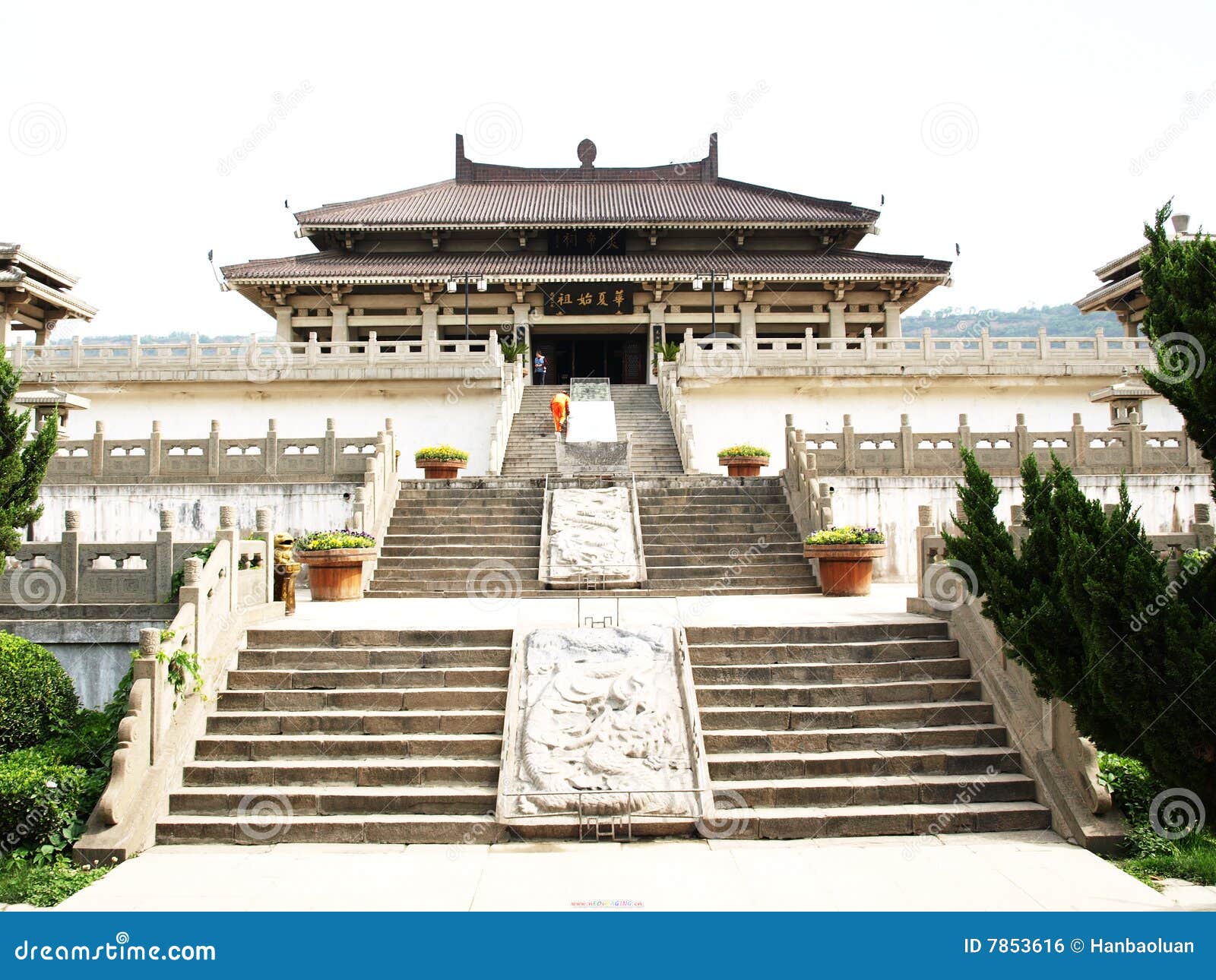 Yan Emperor s Tomb stock photo. Image of blue, shrine - 7853616