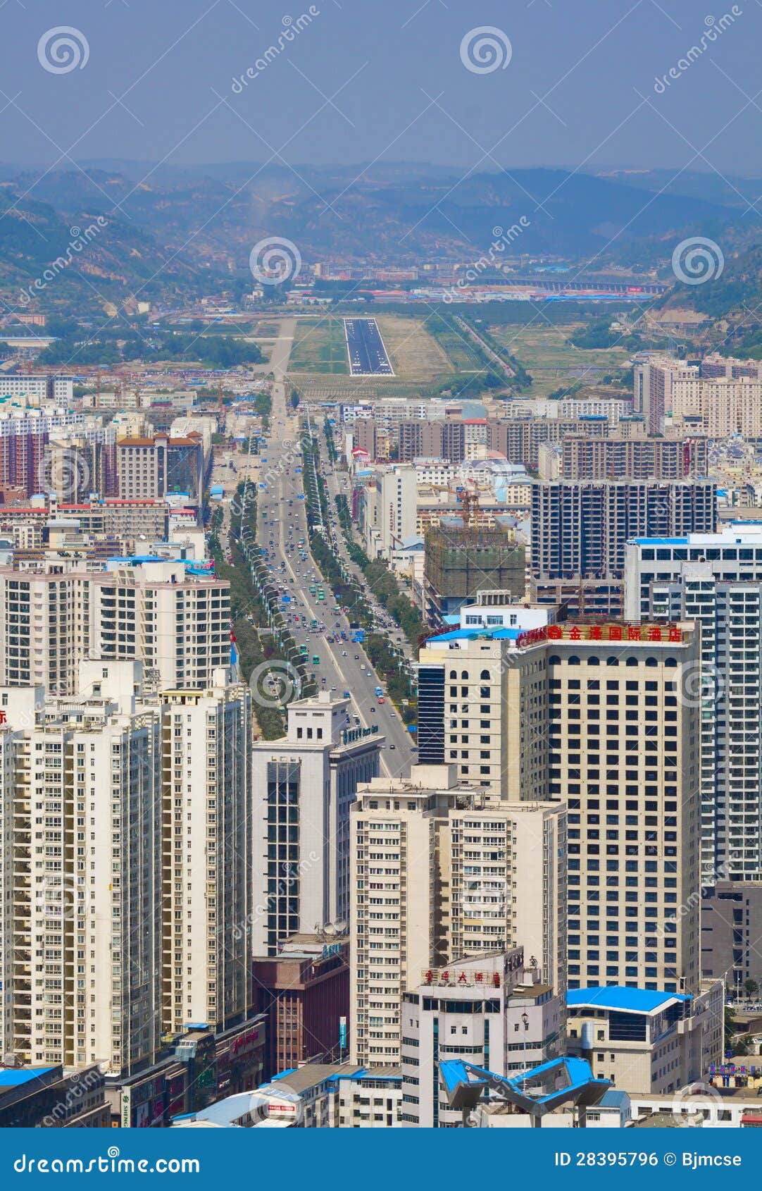 Yanan city editorial photo. Image of modern, building - 28395796
