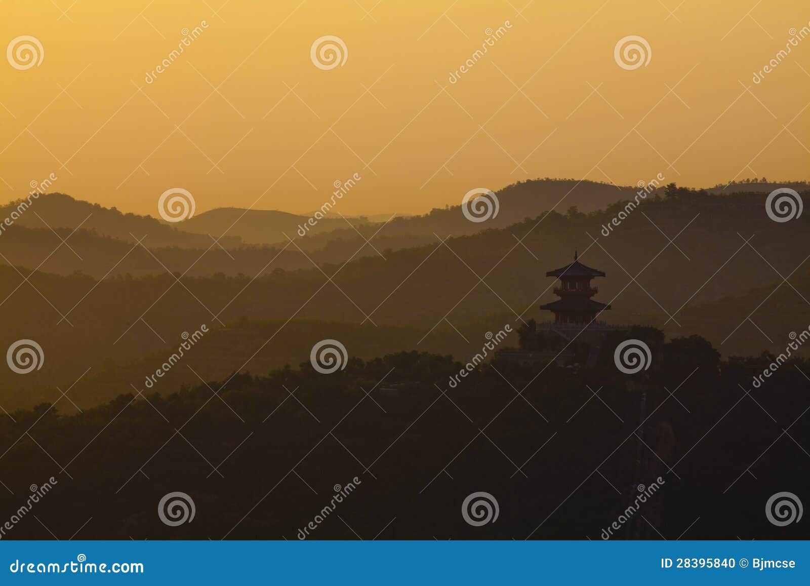 Yanan sunrise china stock photo. Image of tree, sunset - 28395840