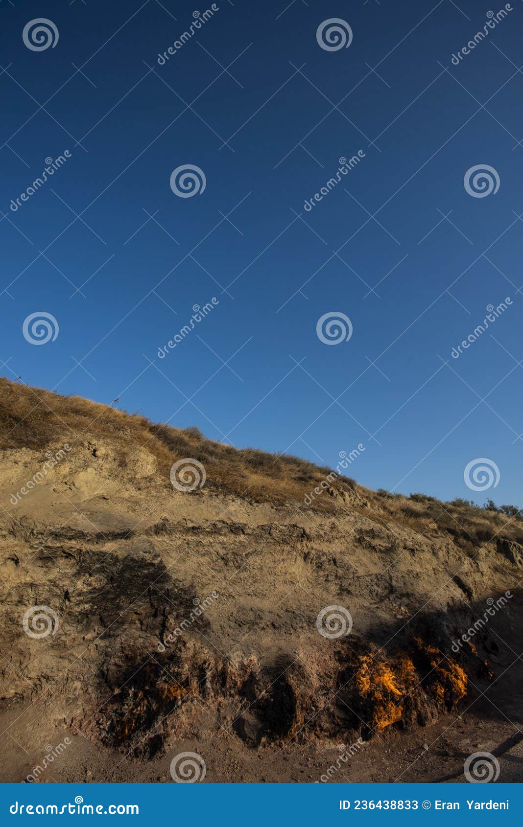Yanar Dag, Burning Mountain, Continuous Natural Gas Fire In Azerbaija ...