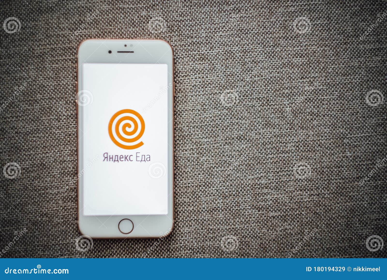 Yandex Food App Logo on the Iphone Screen. Editorial Stock Image ...