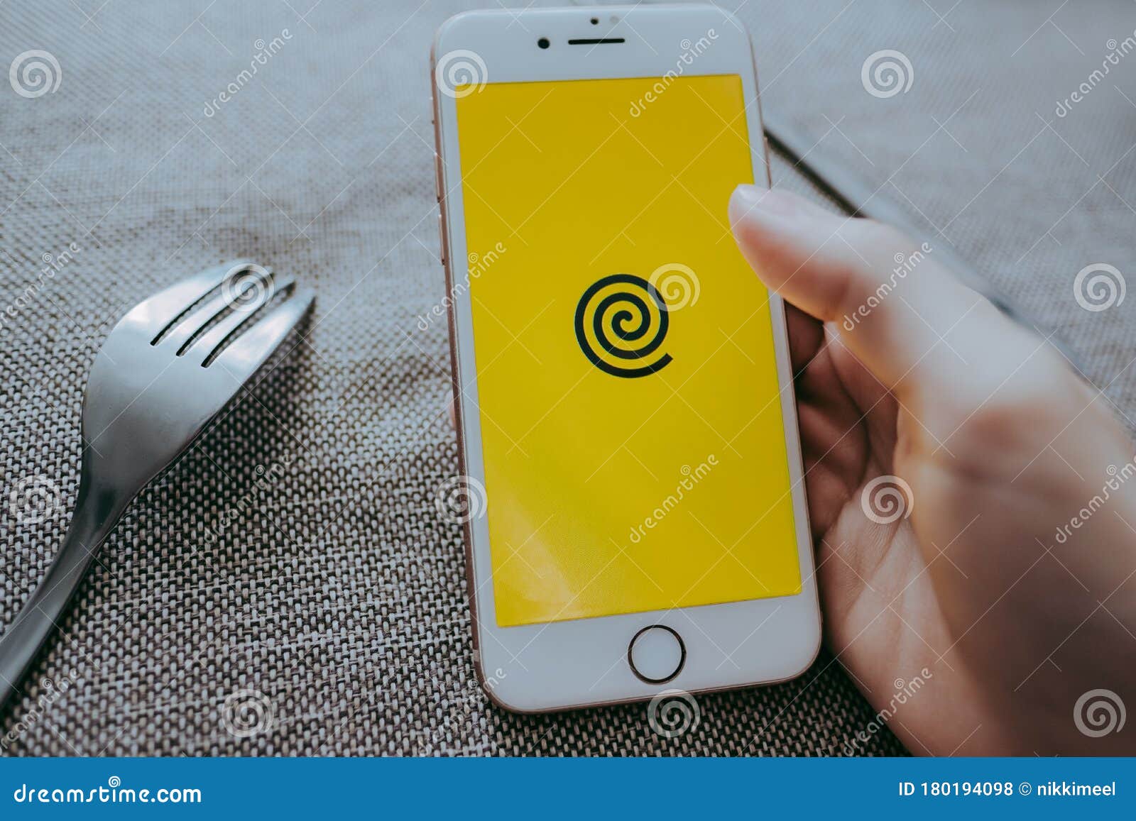 Yandex Food App Logo on the Iphone Screen. Editorial Stock Photo ...