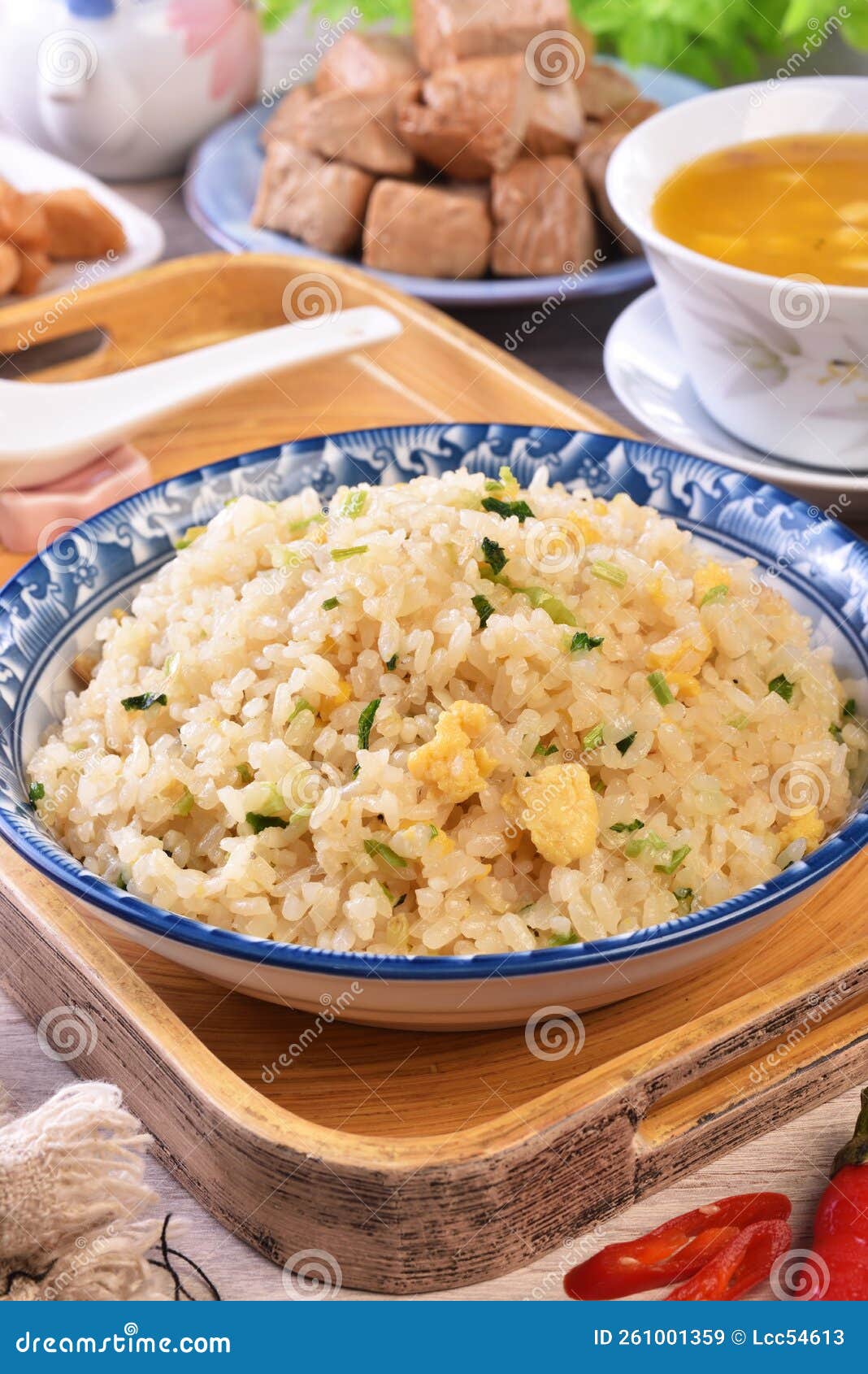 Yang-Chow fried rice stock image. Image of dish, dining - 261001359