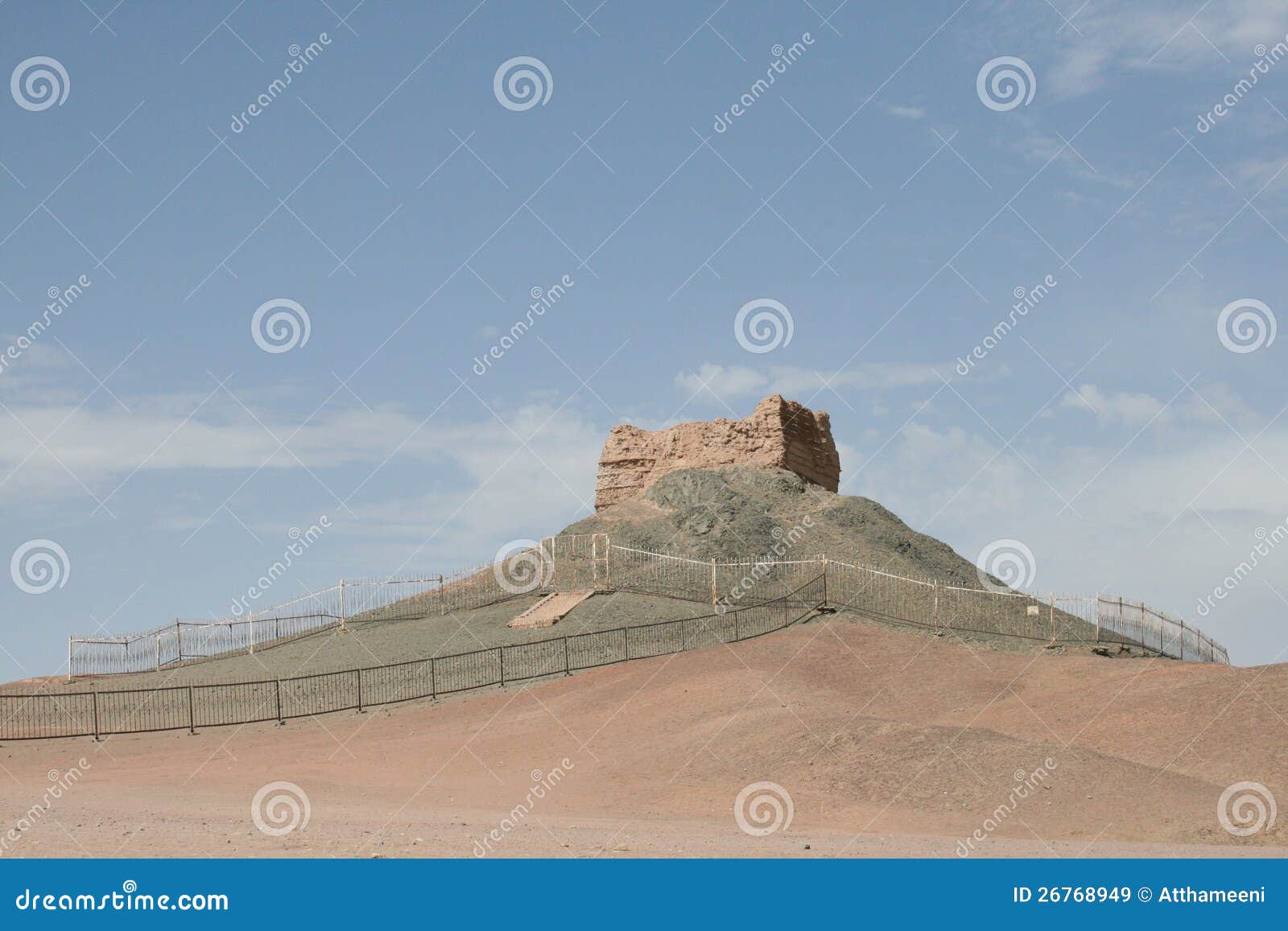 Yang Guan Pass, China Silk Road Stock Image - Image of sand, chinese ...