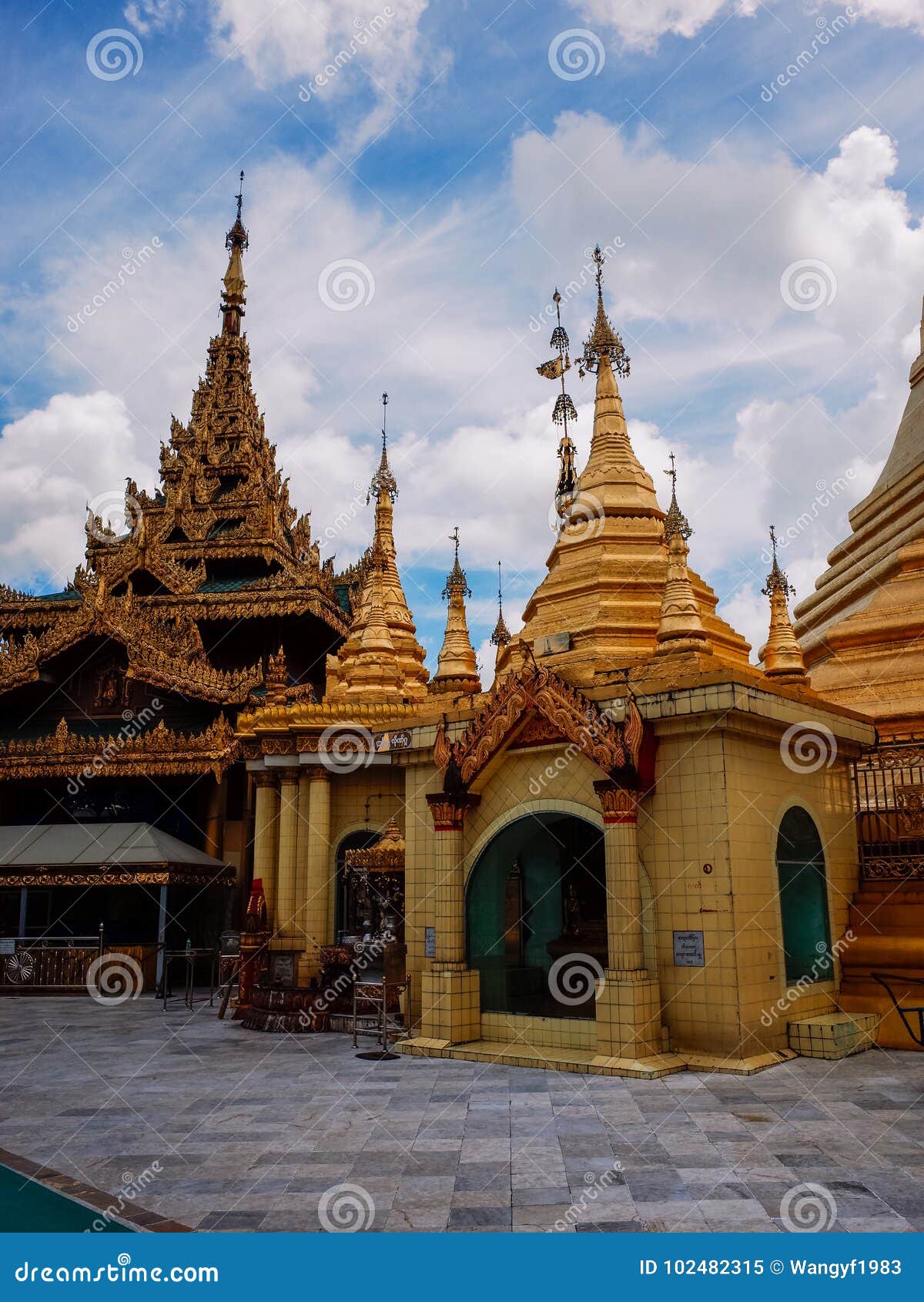 Yangon Downtown stock image. Image of business, central - 102482315